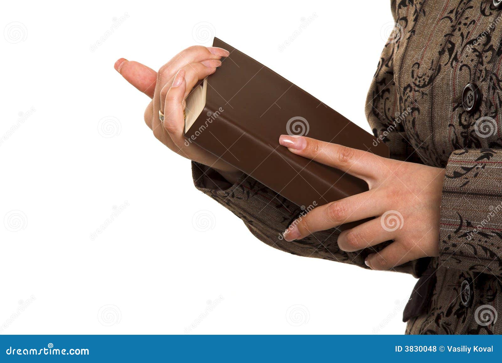 Holding book stock photo. Image of palm, consultant, white - 3830048