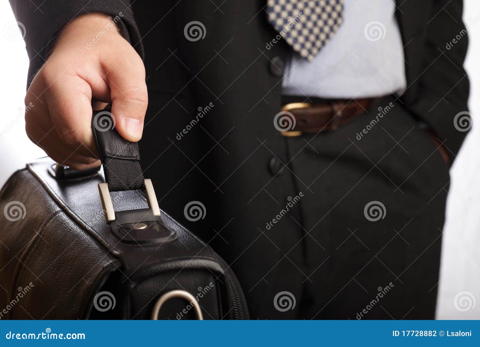 Holding a Briefcase in Hand Stock Photo - Image of black, storage: 17728882