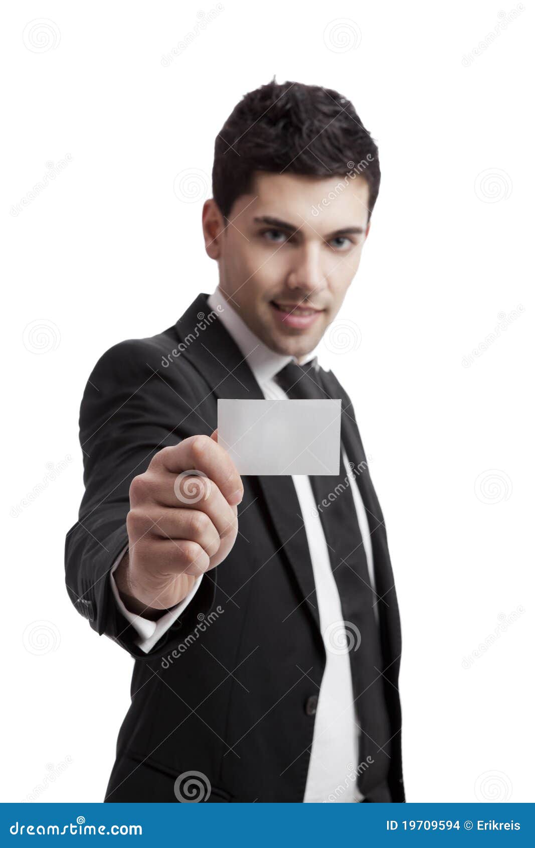 Holding a business card stock photo. Image of billboard - 19709594