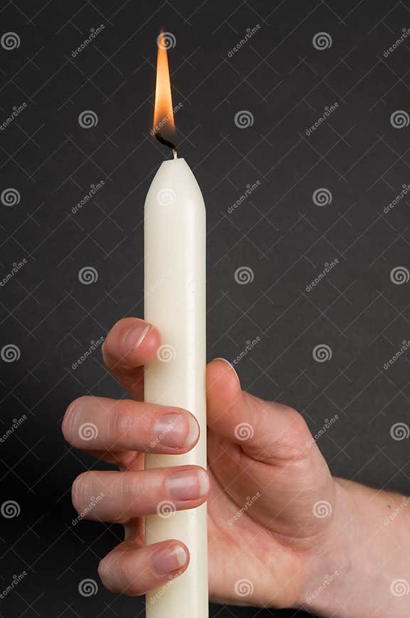 Holding a Candle stock photo. Image of hand, holding - 13554750