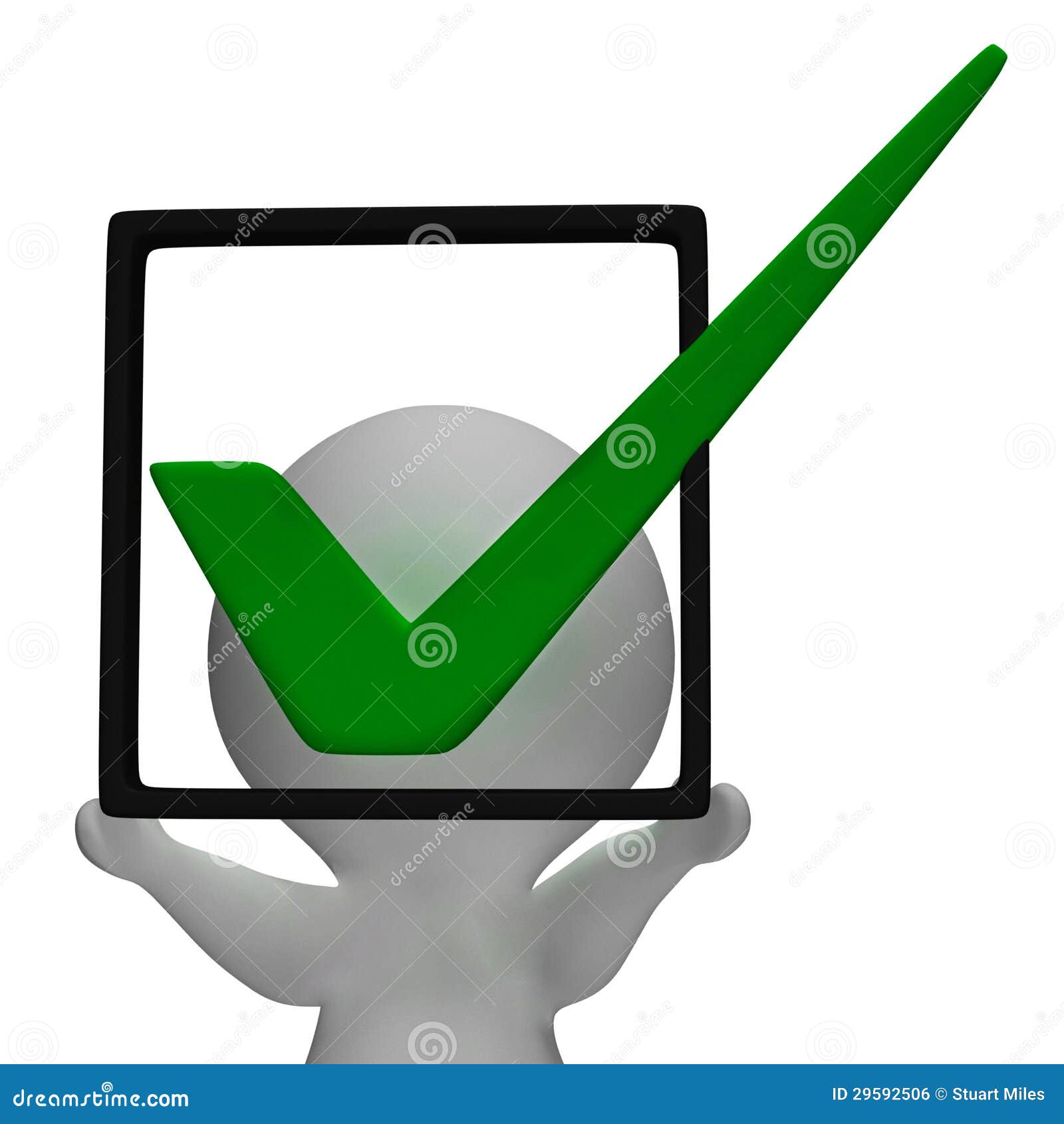 Holding Checkbox Or Check Box Shows Approval Or Checked Stock ...