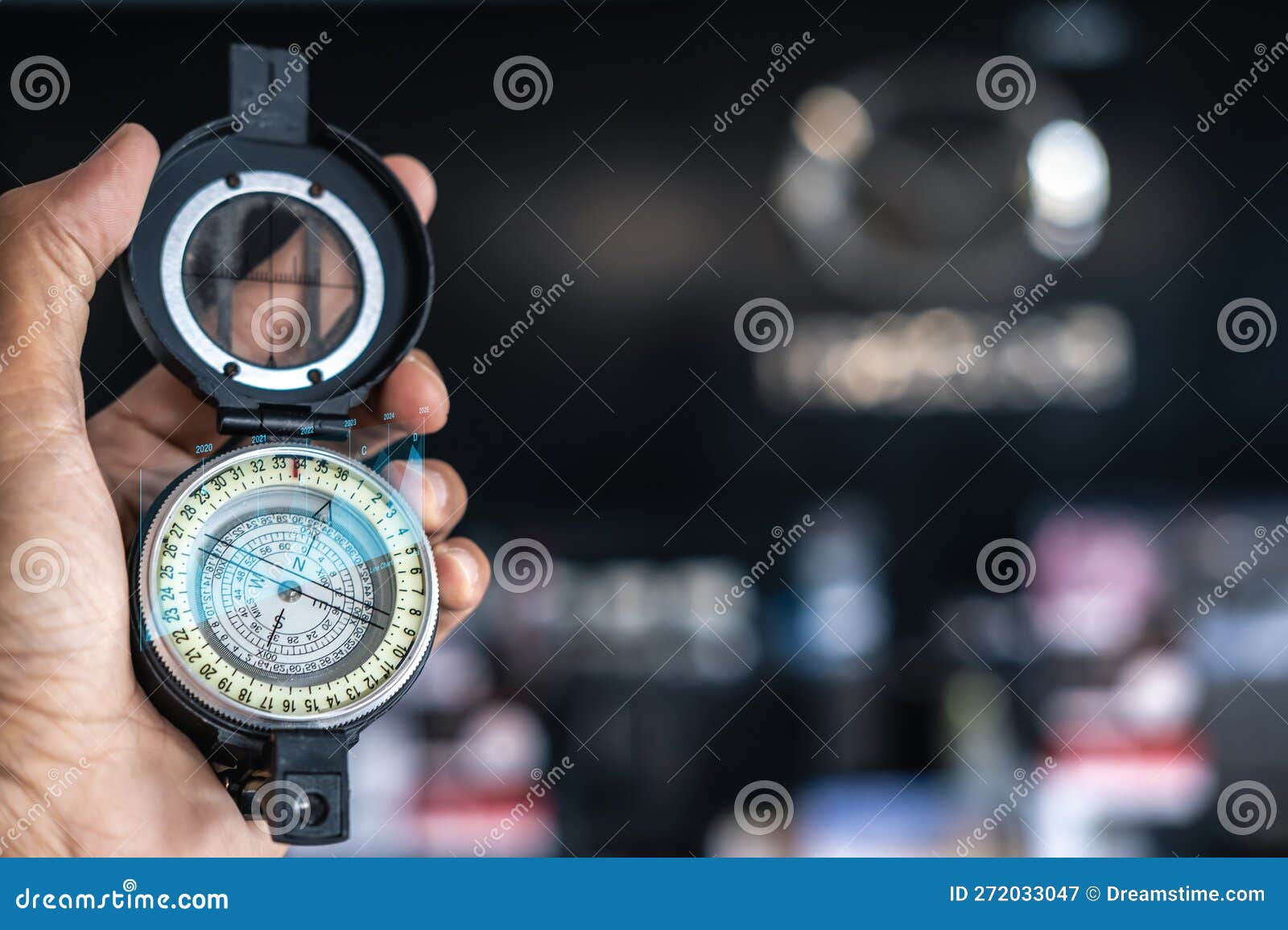 Old Compass On Tree Royalty-Free Stock Photo | CartoonDealer.com #178570005