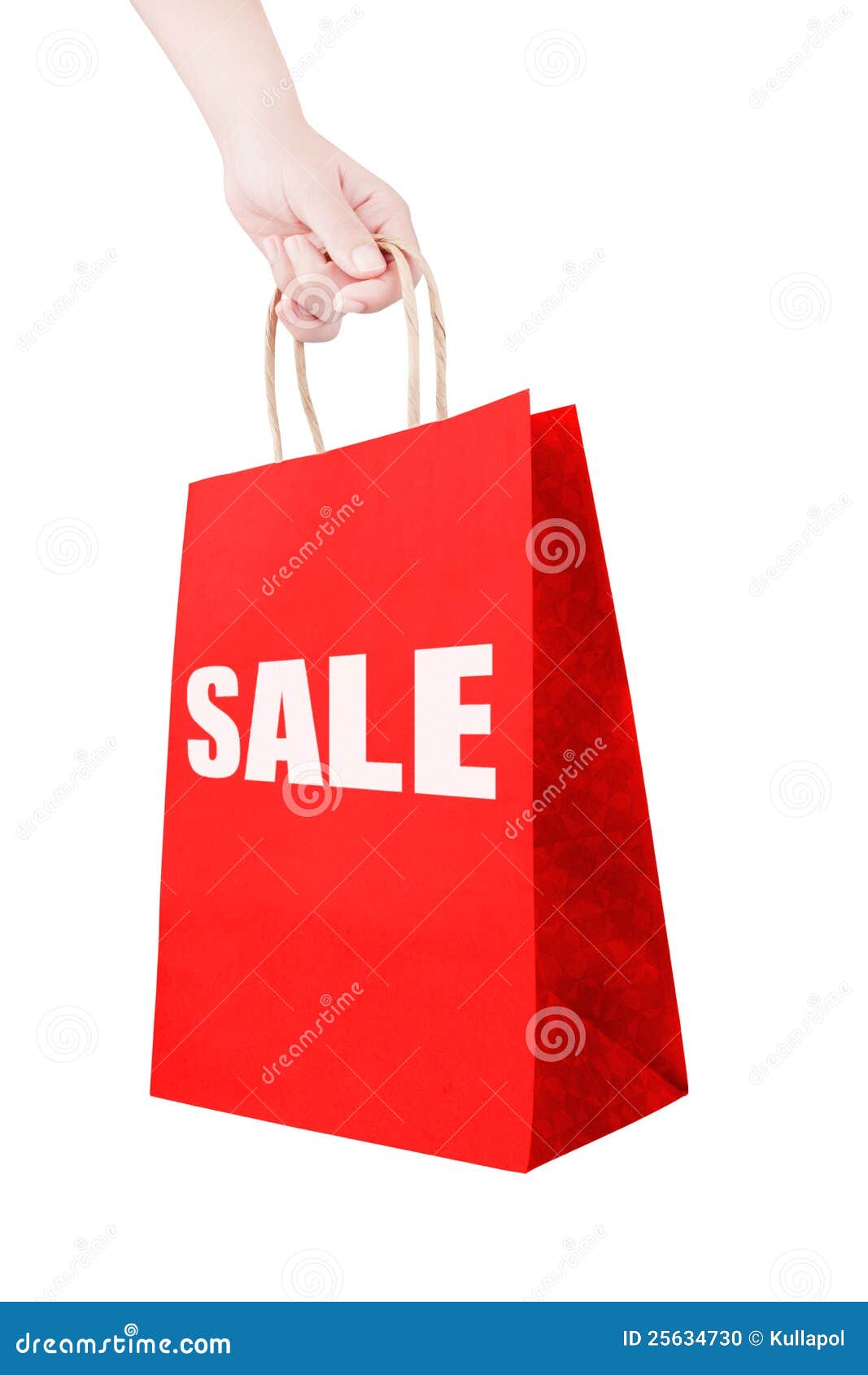 Holding Discount Shopping Paper Bag Stock Photo - Image of modern, sale ...