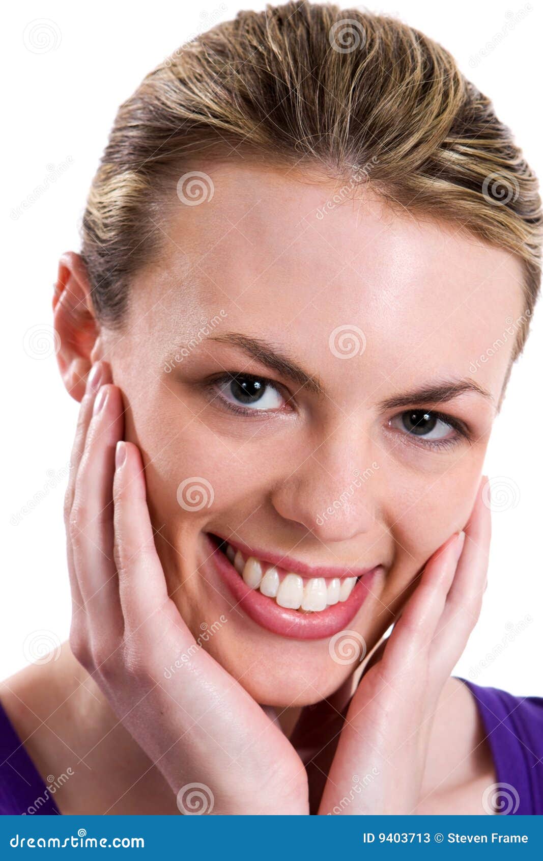 Holding Face stock image. Image of delightful, face, beautiful - 9403713
