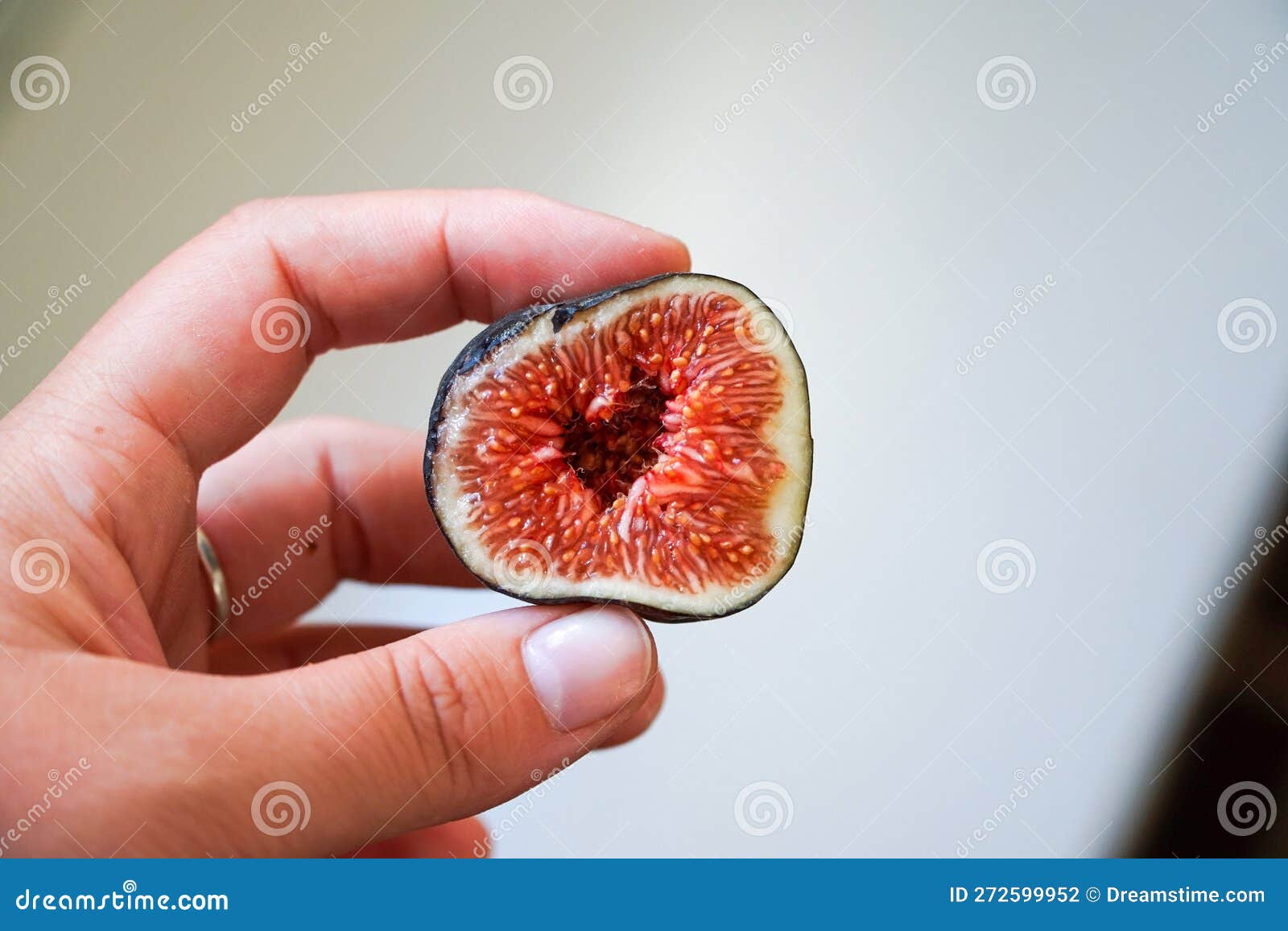 Holding a fig stock photo. Image of rustic, figs, detail - 272599952