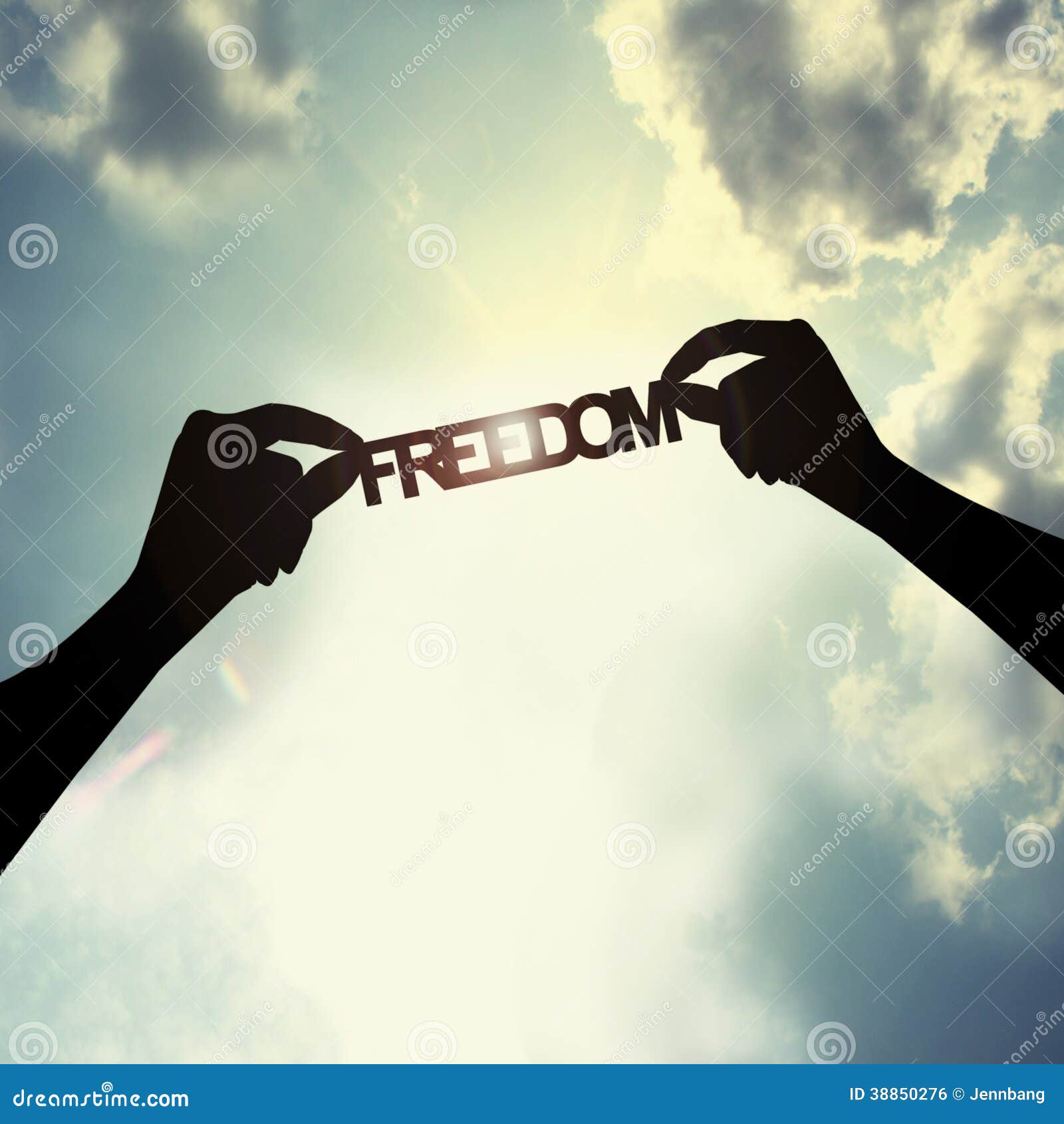 Holding a freedom stock photo. Image of business, future - 38850276
