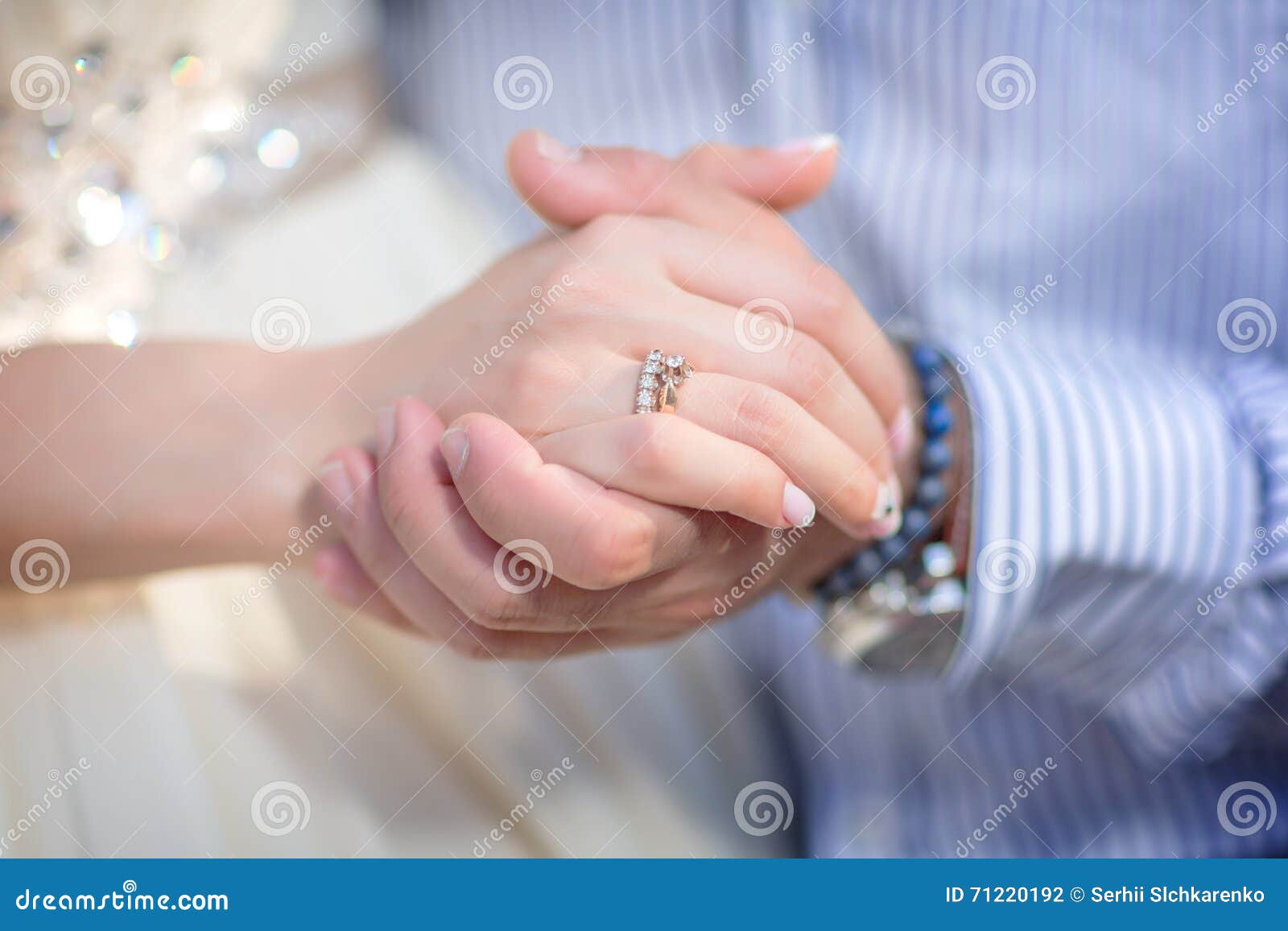 Holding Hand with Diamond Ring Stock Photo - Image of ring, passion ...