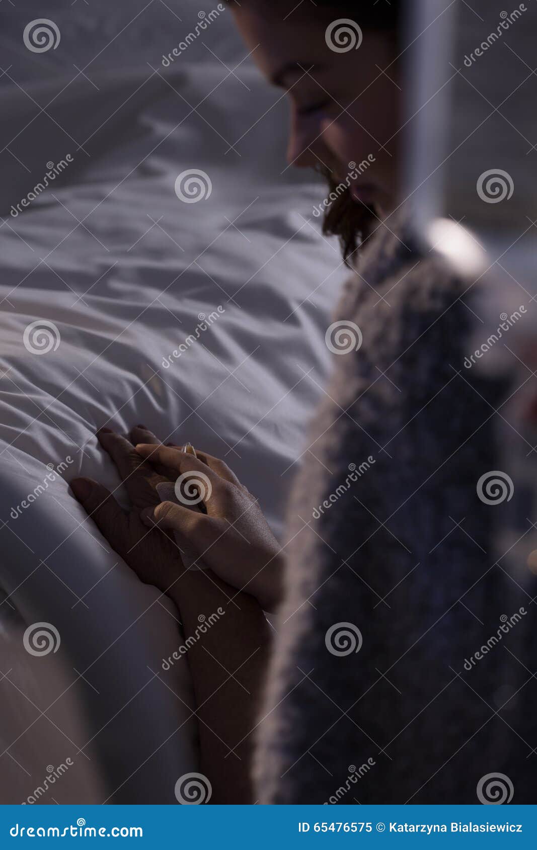 Holding Hand of Dying Patient Stock Image - Image of dying, home: 65476575