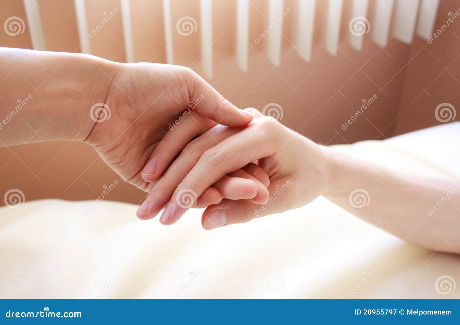 Holding the Hand of a Sick Loved One Stock Image - Image of health ...