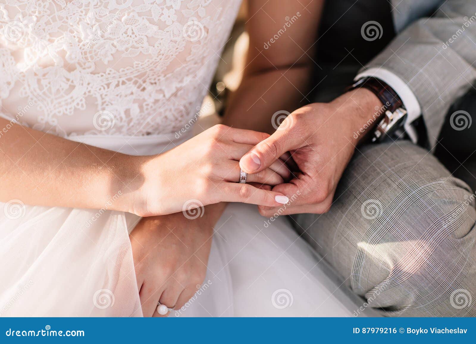 Holding Hand in Wedding Ceremony Stock Photo - Image of background ...