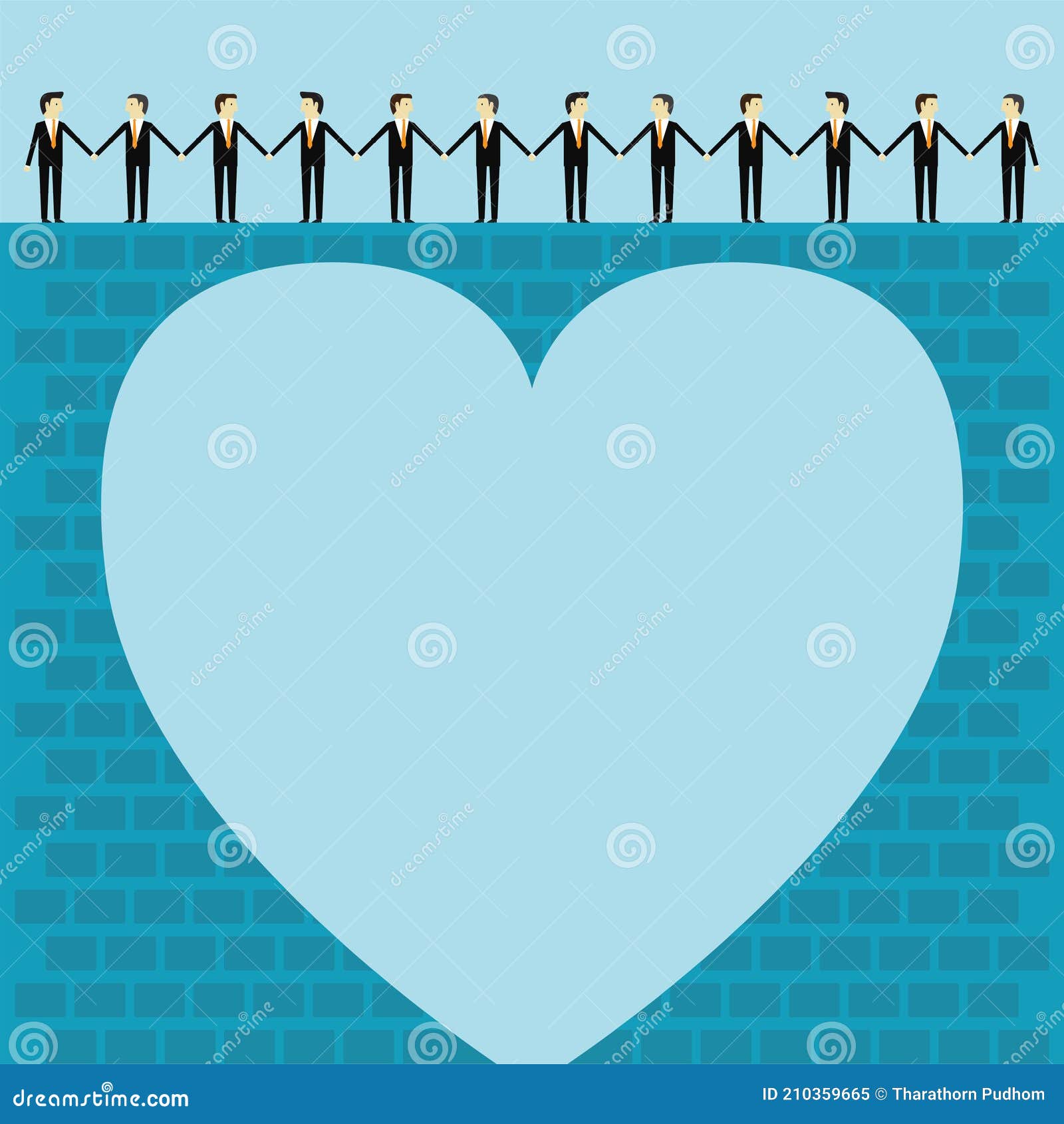 Holding Hands Teamwork Success Stock Vector - Illustration of people ...