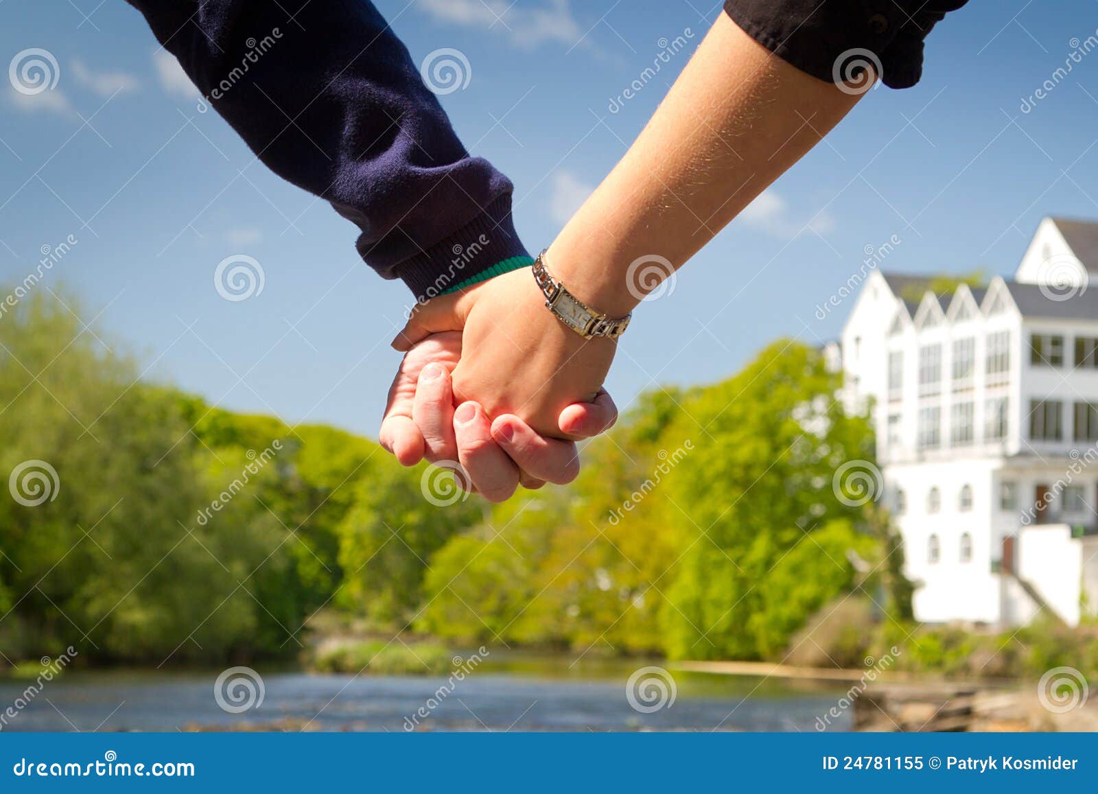 Holding hands together stock image. Image of recreation - 24781155