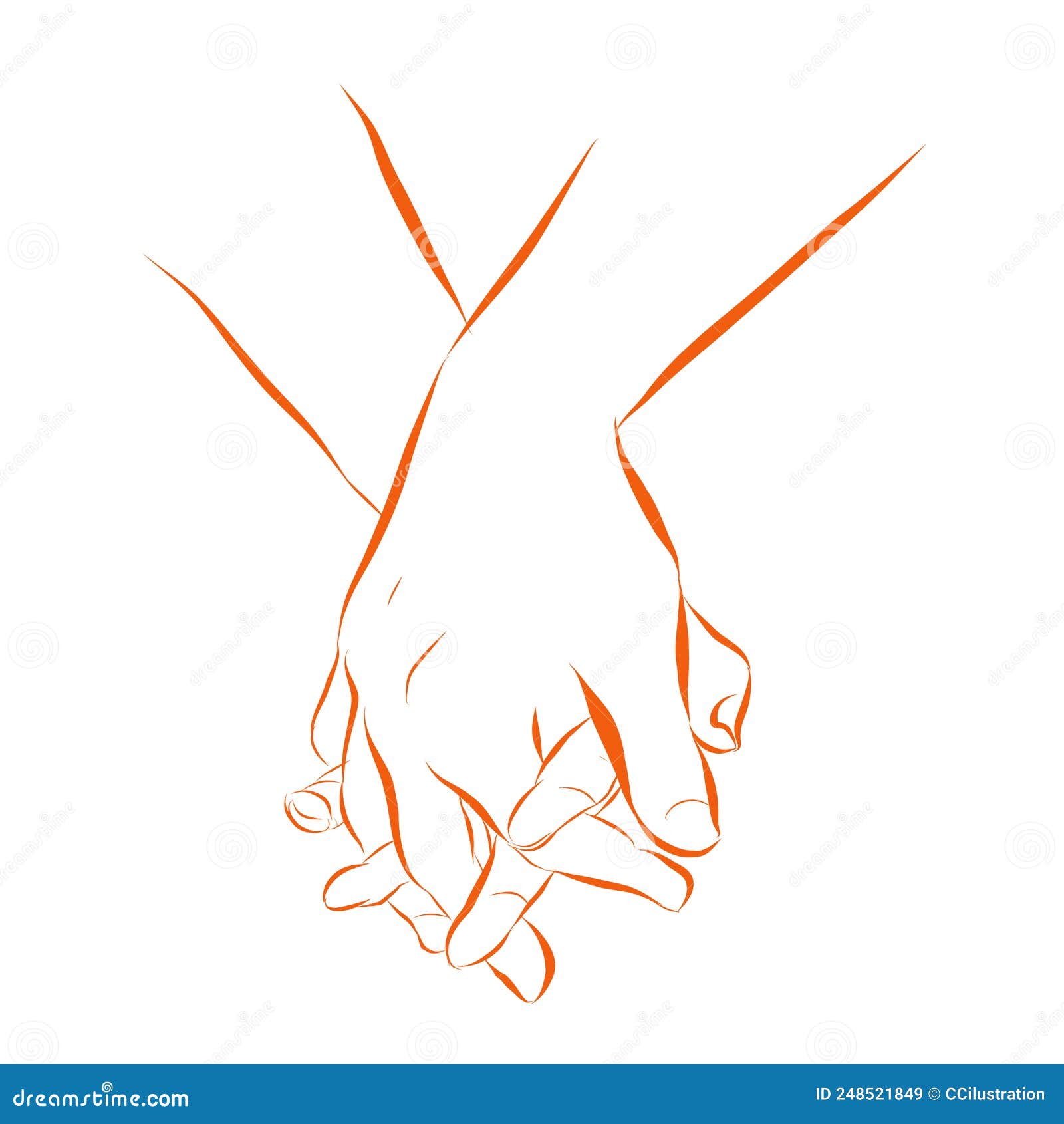 Holding Hands Vector Hand Drawn Illustration Stock Vector ... Holding Hands Vector Hand Drawn Illustration Stock Vector ...
