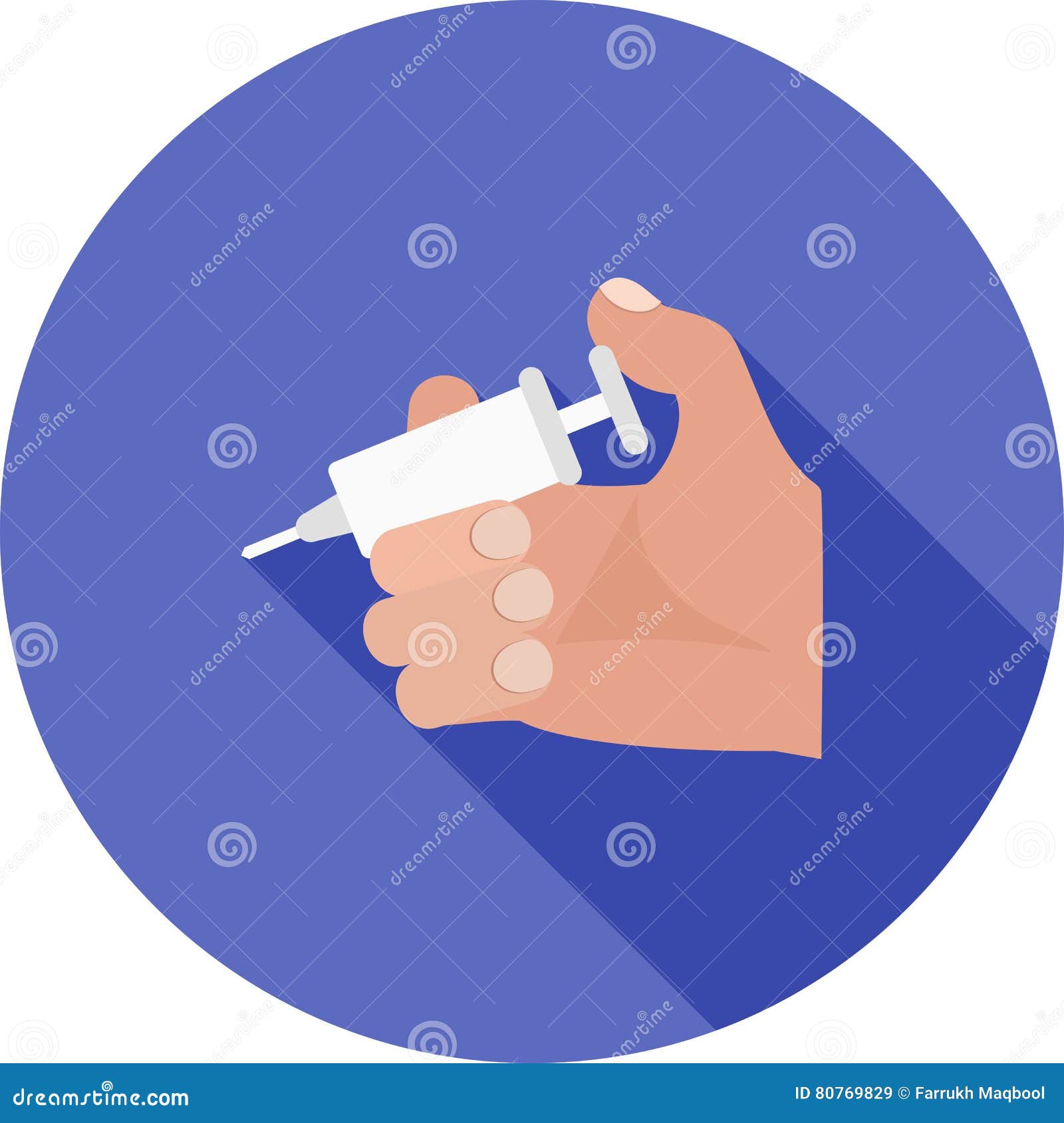 Holding Injection stock vector. Illustration of vector - 80769829