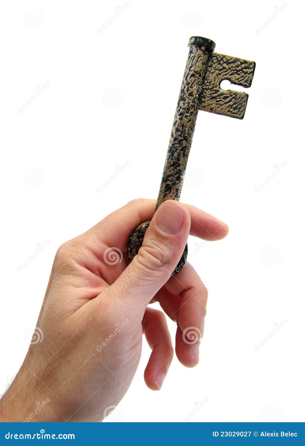 Holding the key stock image. Image of safety, brass, golden - 23029027