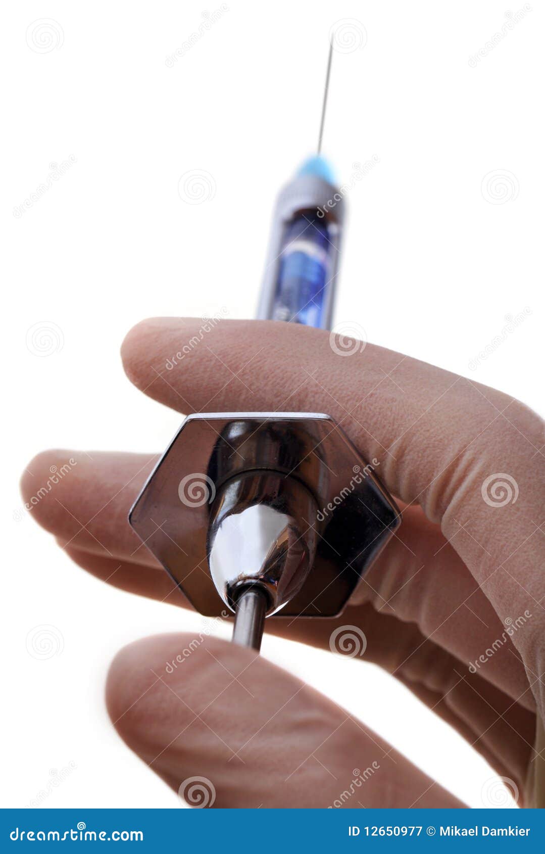 Medical Syringe And Vials Is In A One Use Capsule Royalty-Free Stock ...