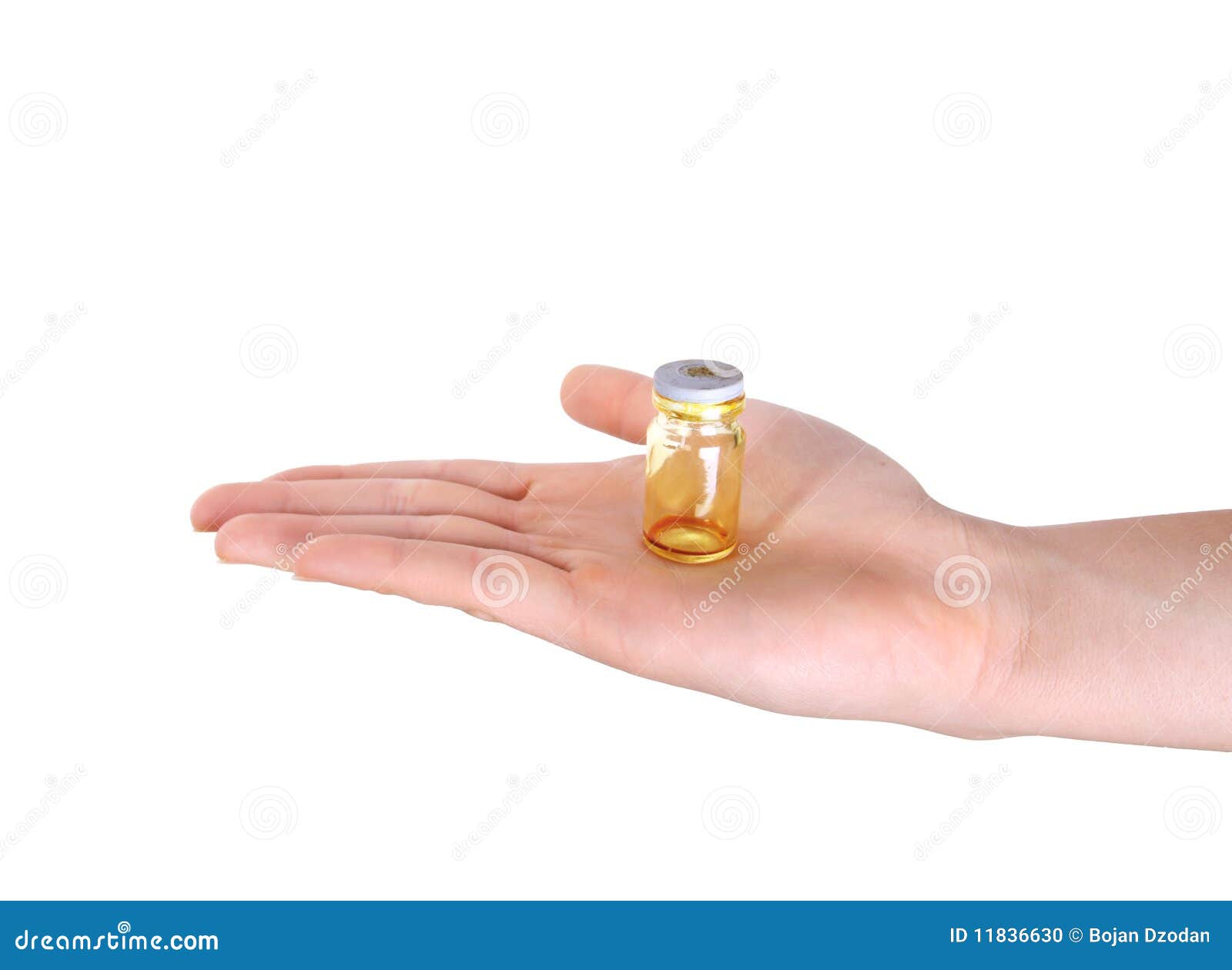 Holding medical vial stock photo. Image of lady, woman - 11836630