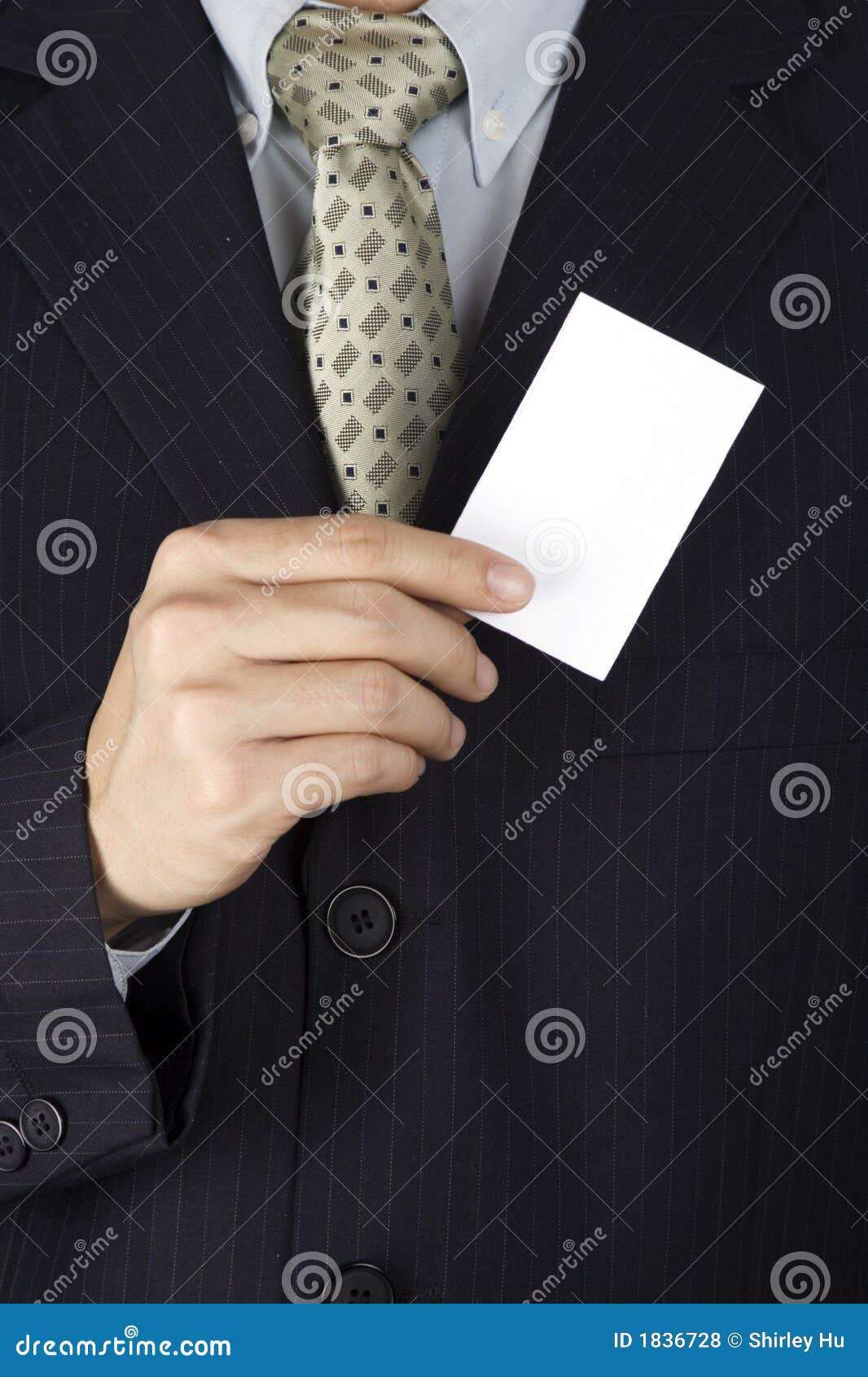 Holding Name Card stock photo. Image of confidence, business - 1836728