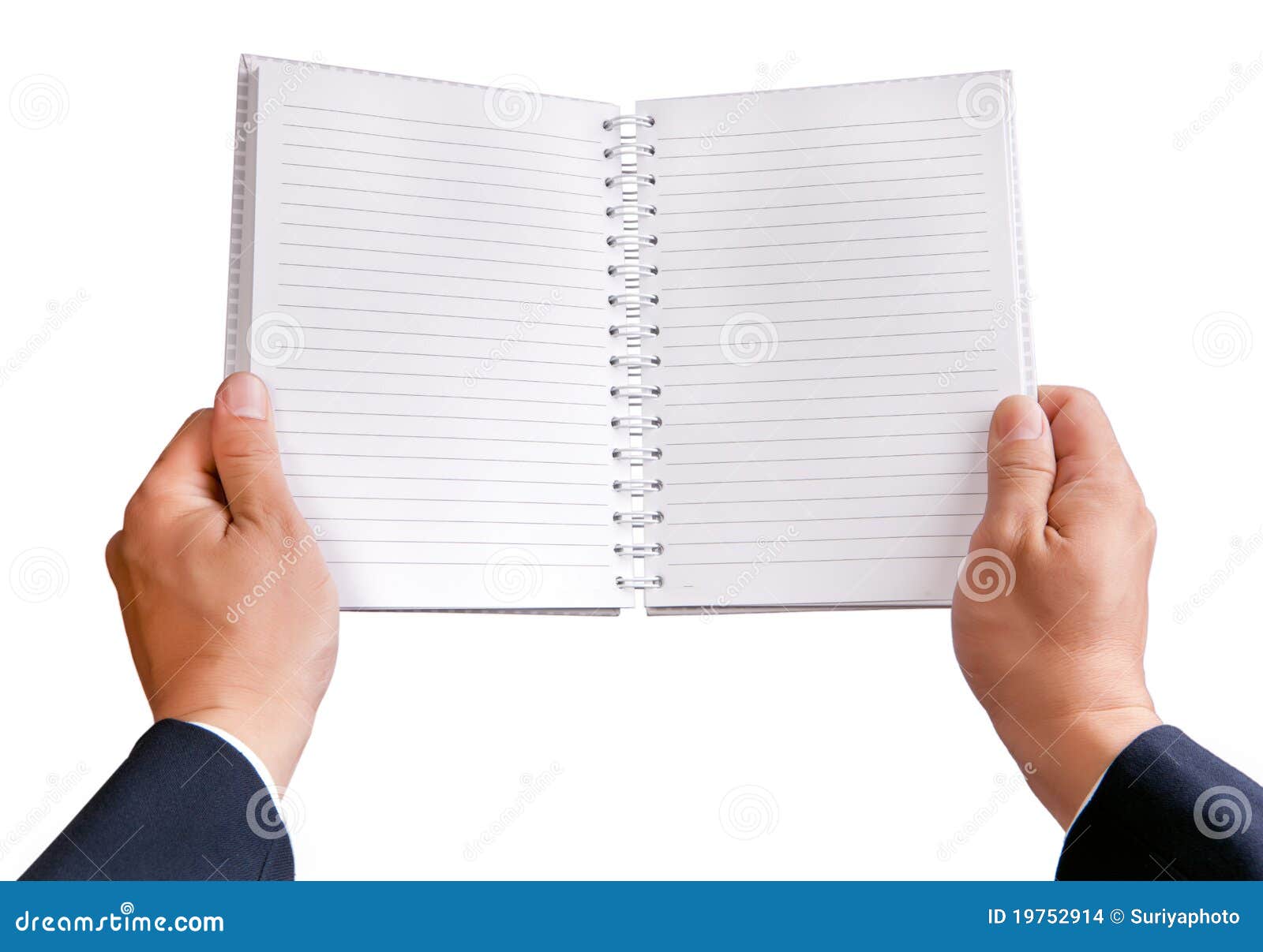 Holding a notebook stock photo. Image of collar, satisfied - 19752914