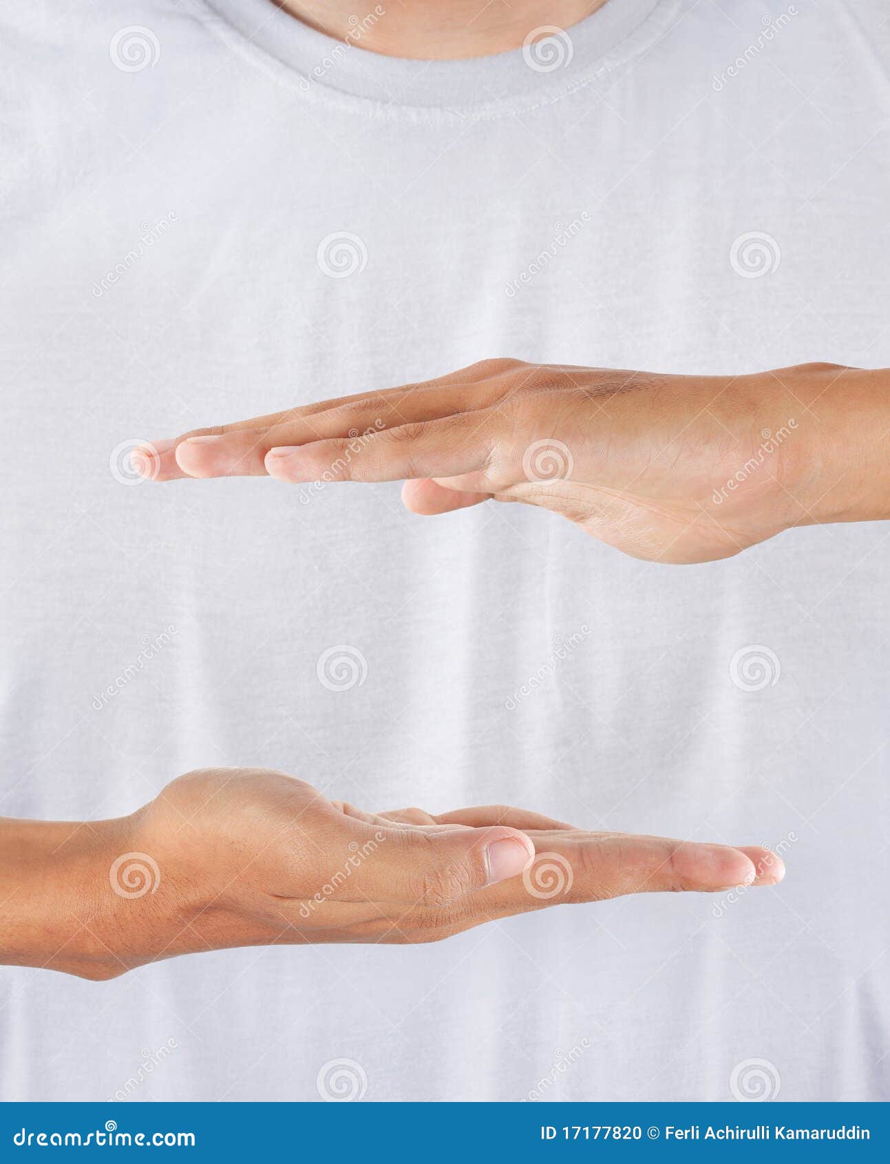 Holding Nothing or Something Stock Photo - Image of show, hands: 17177820