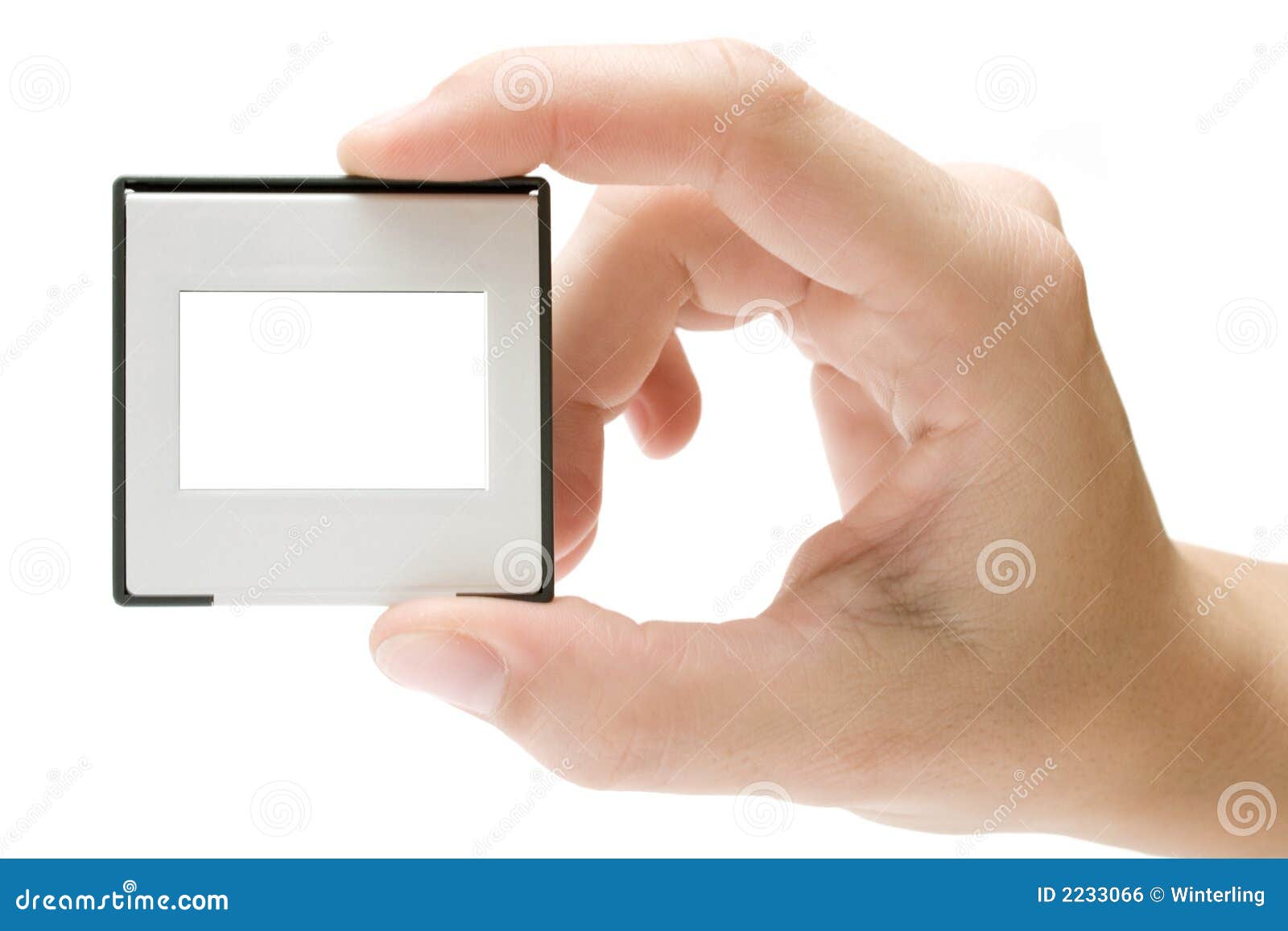 Holding a Picture Slide stock photo. Image of empty, background - 2233066