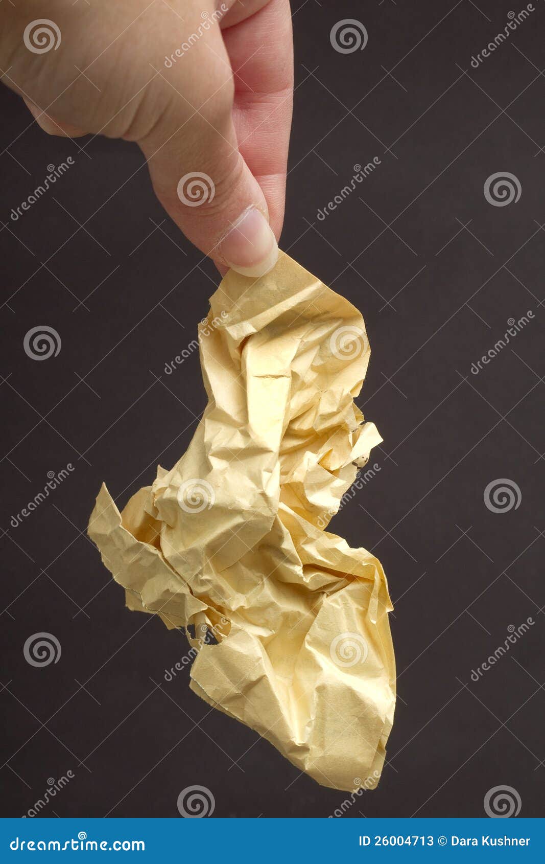 Holding a Piece of Trash stock image. Image of vertical - 26004713