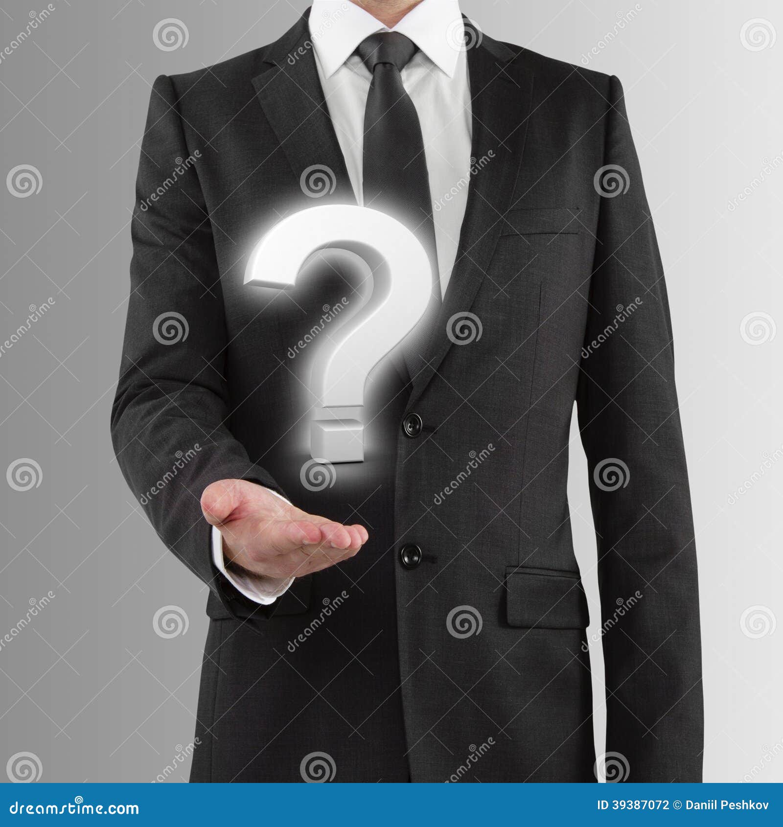 Holding question mark stock photo. Image of business - 39387072