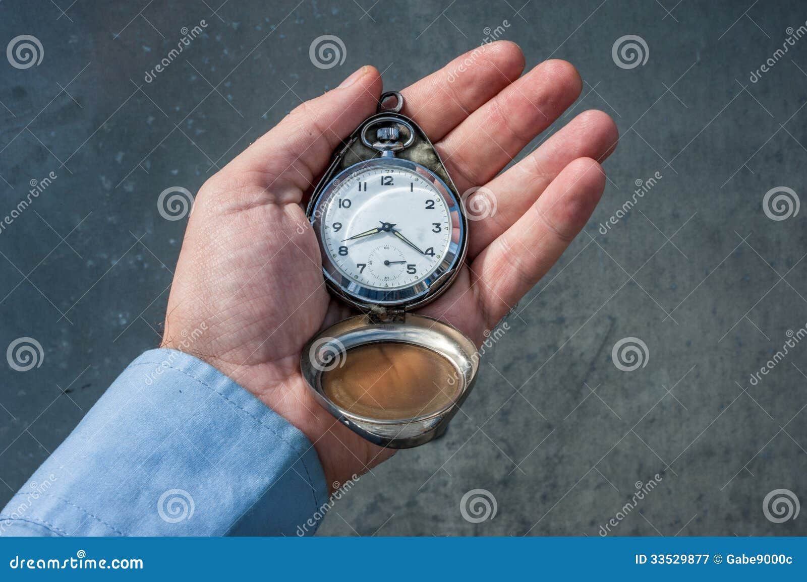 Holding retro pocket watch stock image. Image of minute - 33529877