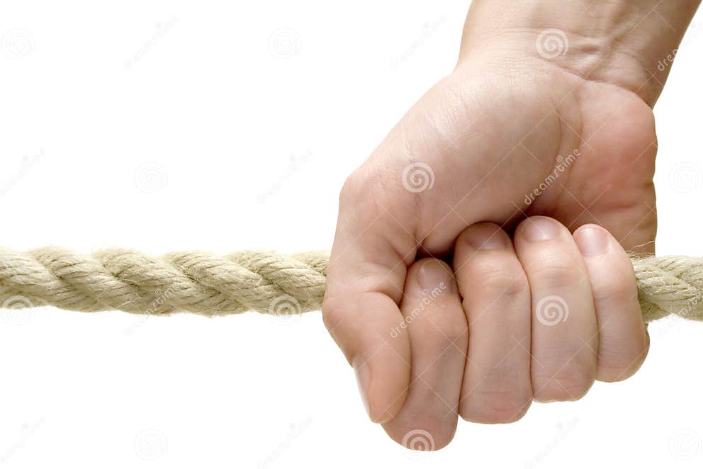 Holding a Rope stock photo. Image of dragging, achieve - 2118888