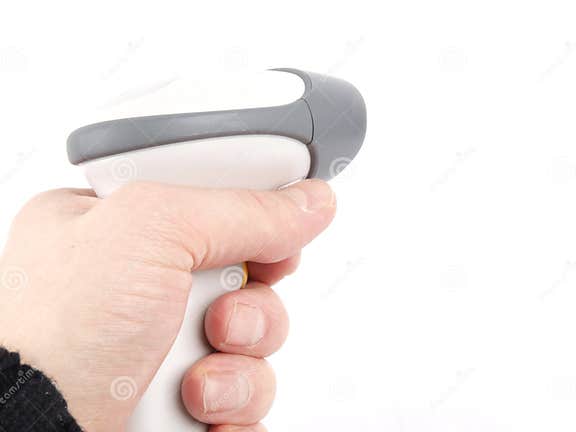 Holding a scanner stock image. Image of scan, digital - 11816841