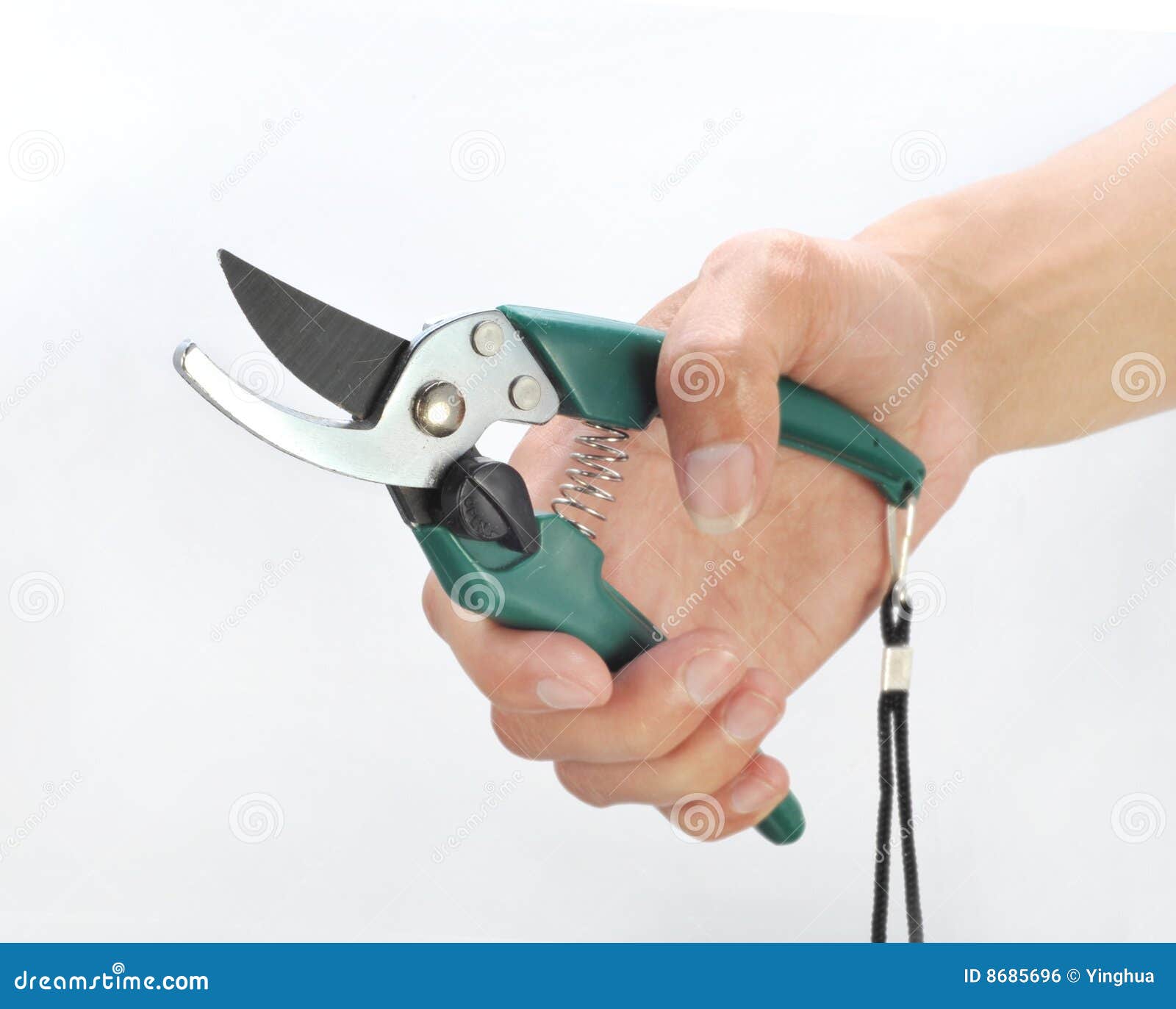 Holding scissors stock photo. Image of cutter, isolated - 8685696