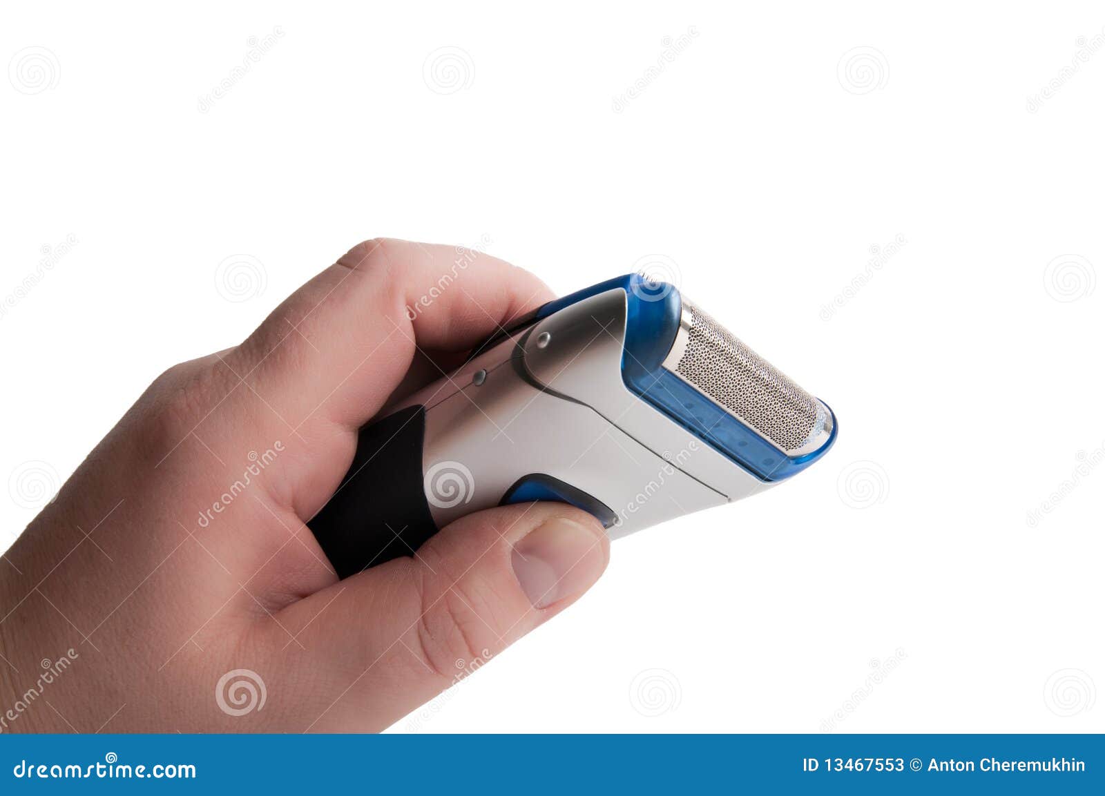 Holding a shaver stock image. Image of body, concept - 13467553