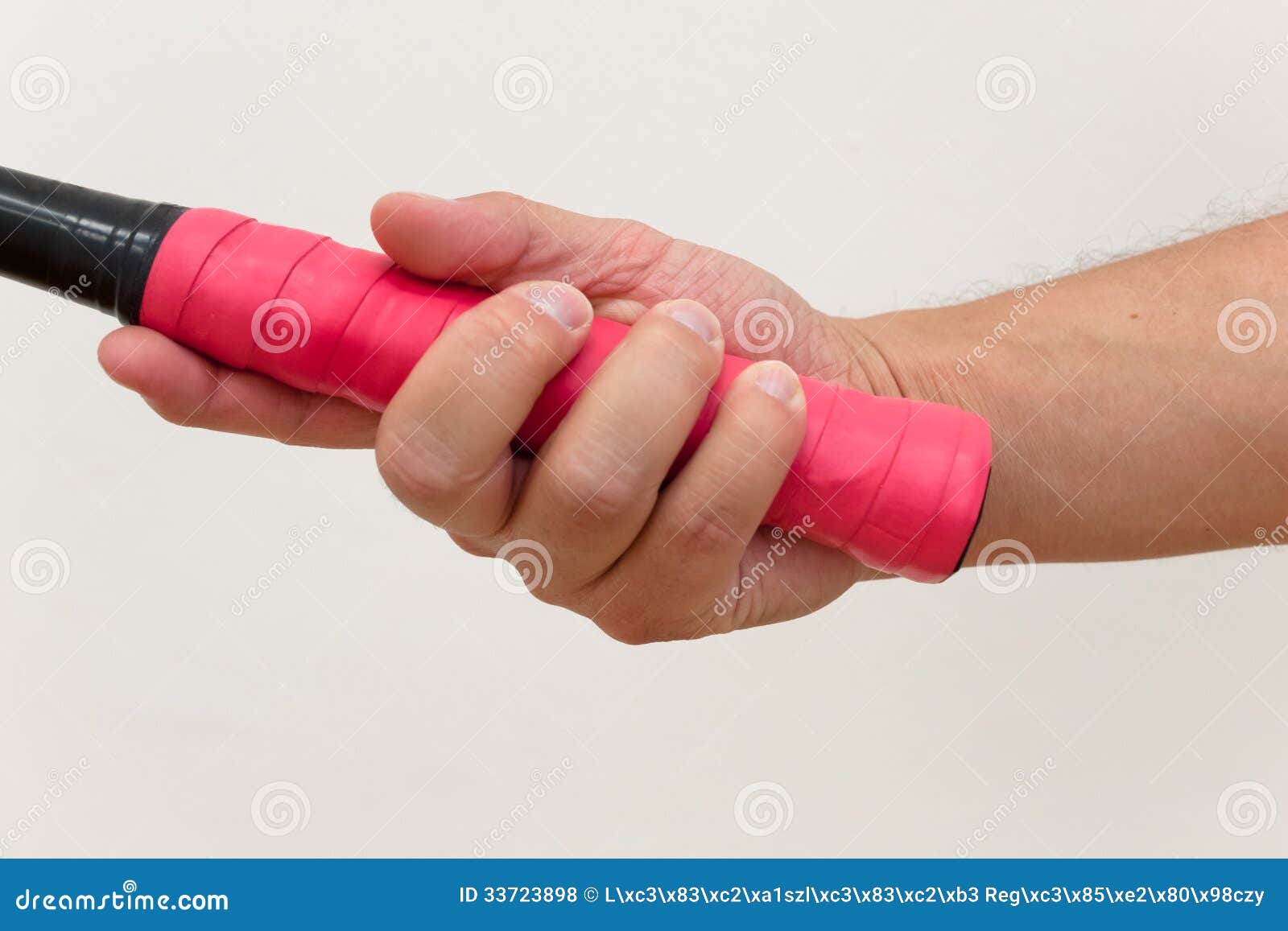 Holding a squash racket stock photo. Image of finger - 33723898