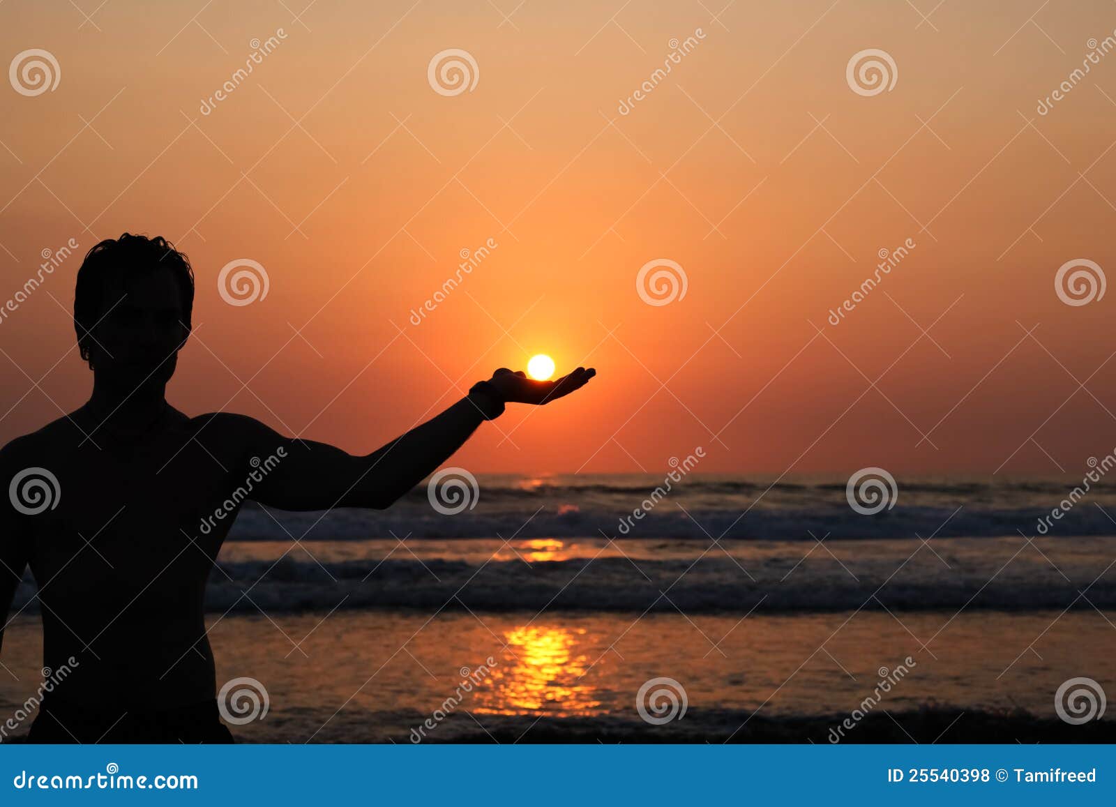 Holding the Sun stock photo. Image of tourism, orange - 25540398