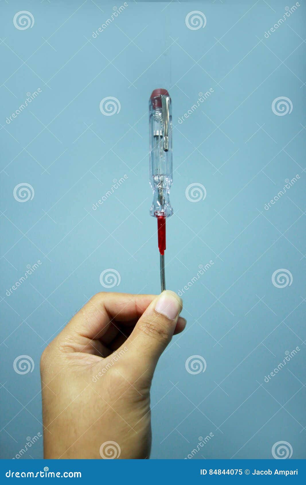 Holding a test pen tool stock image. Image of flow, metal - 84844075