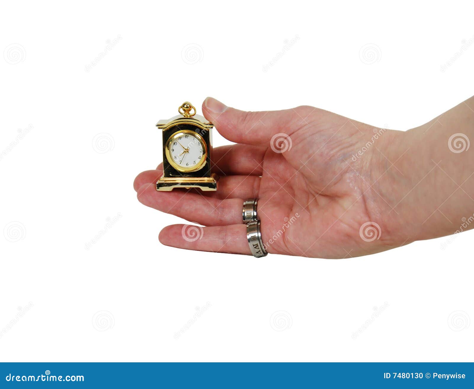 Holding time stock photo. Image of pinch, roman, point - 7480130