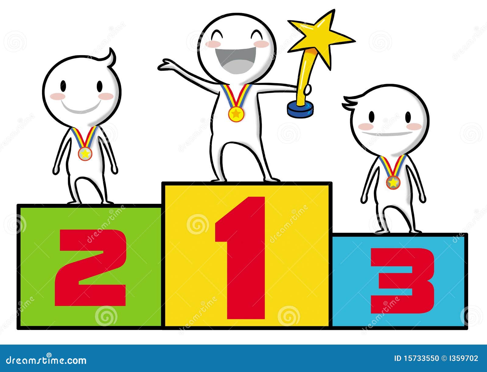 Holding trophy on stage stock illustration. Illustration of gold - 15733550