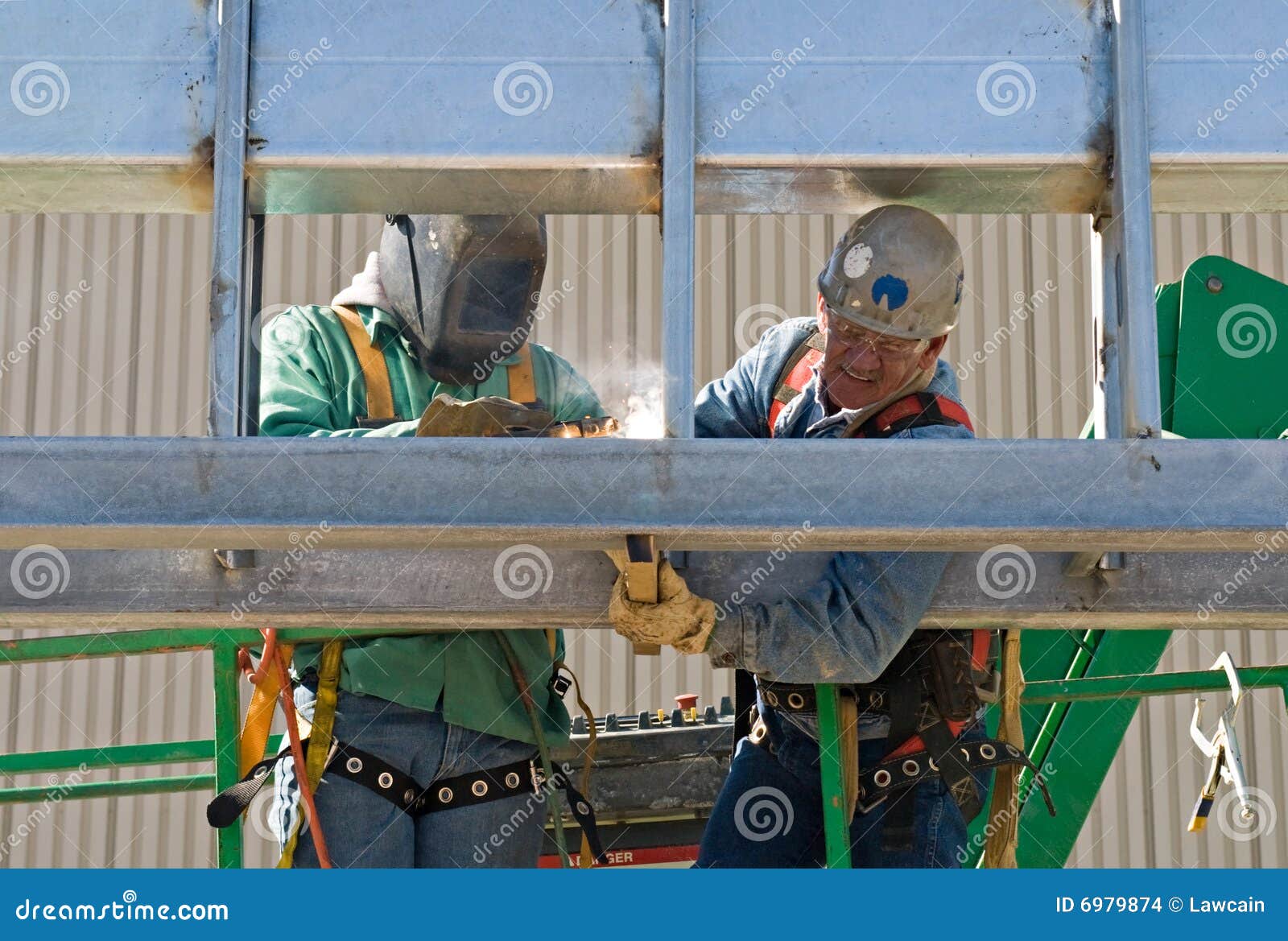 Holding the Weld in Place stock photo. Image of equipment - 6979874