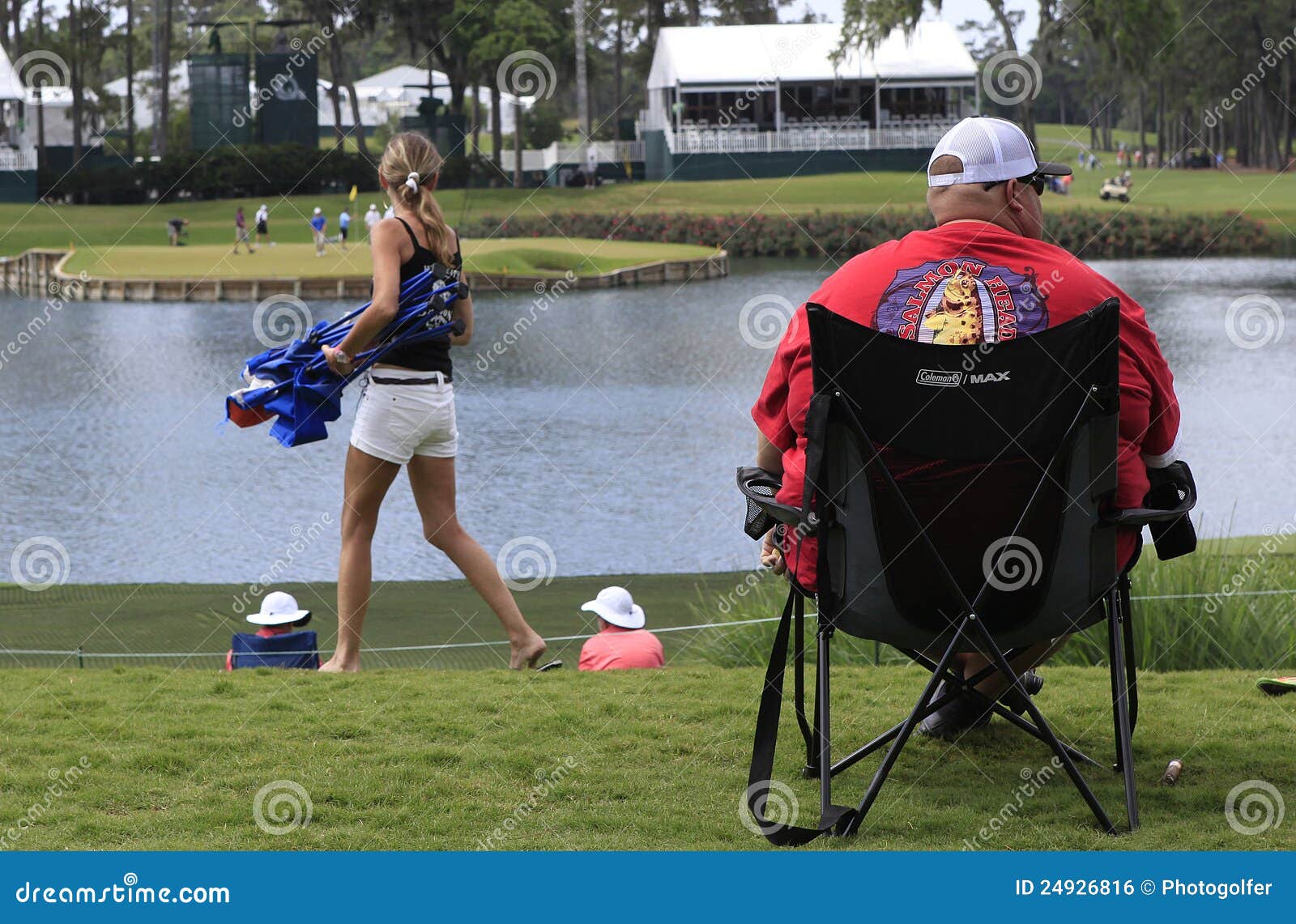 Hole 17 at the Players Championship 2012 Editorial Photo - Image of ...