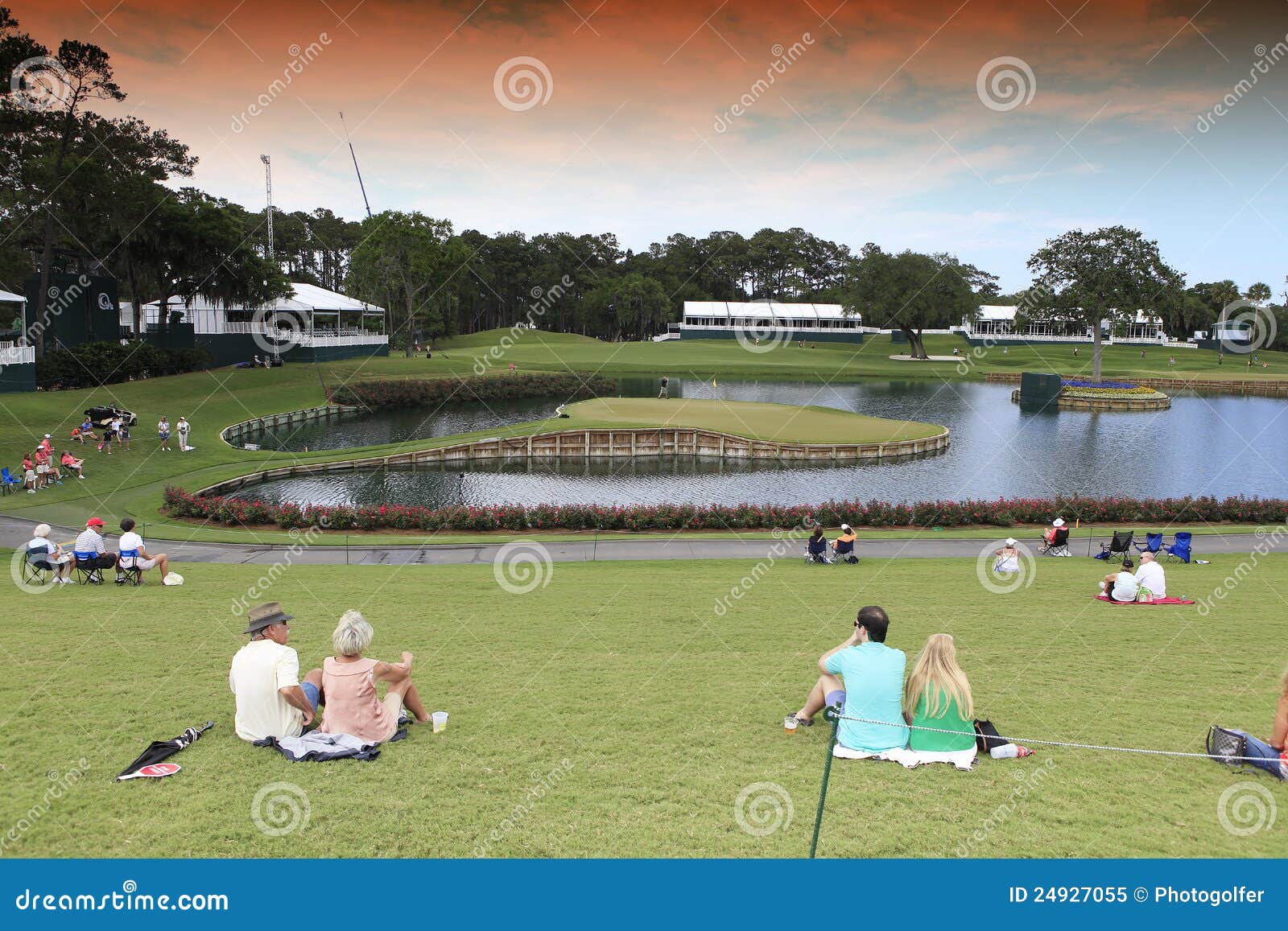 Hole 17 at the Players Championship 2012 Editorial Image - Image of ...