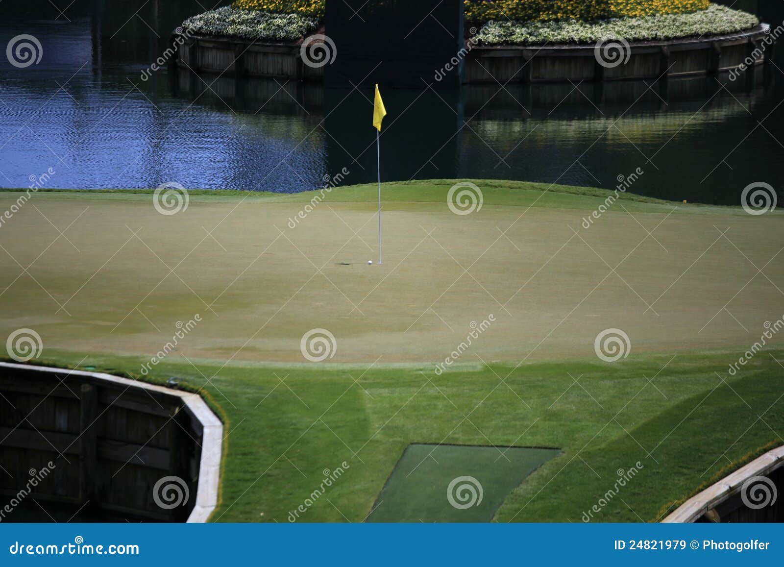 Hole 17, TPC Sawgrass Golf, Ponte Vedra, FL Stock Image - Image of golf ...