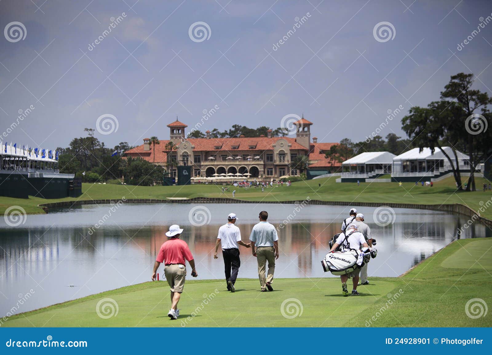 Hole 18 at the Players Championship 2012 Editorial Photo - Image of ...