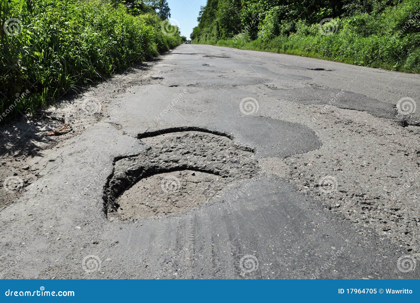 Hole on damage road stock image. Image of damage, broken - 17964705