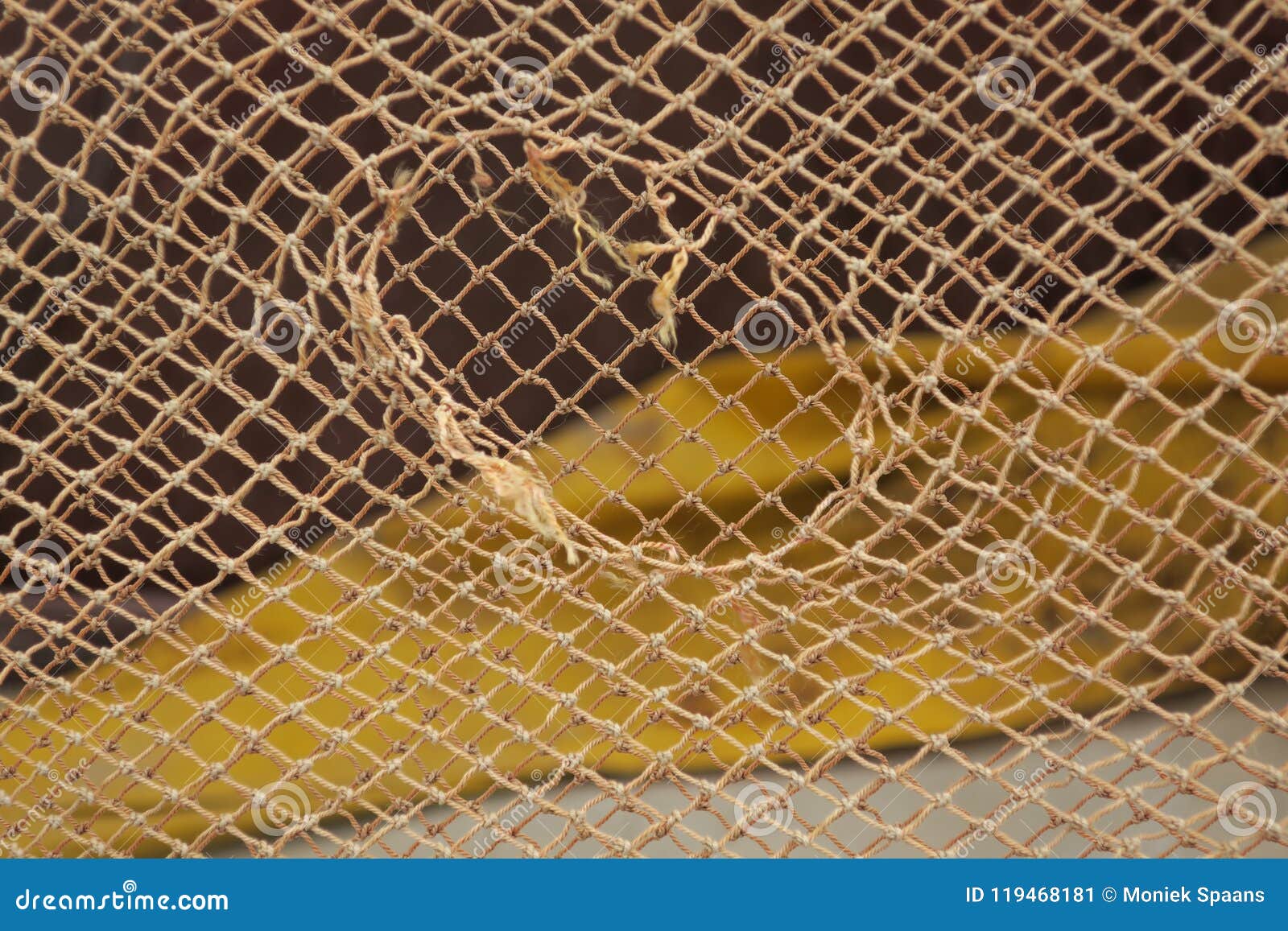 Hole in a fishing net stock image. Image of fiber, spain - 119468181
