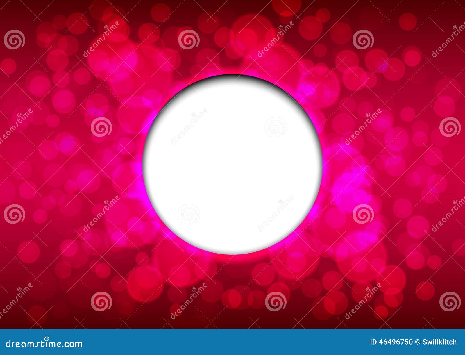 Hole frame over the bokeh stock vector. Illustration of christmas ...