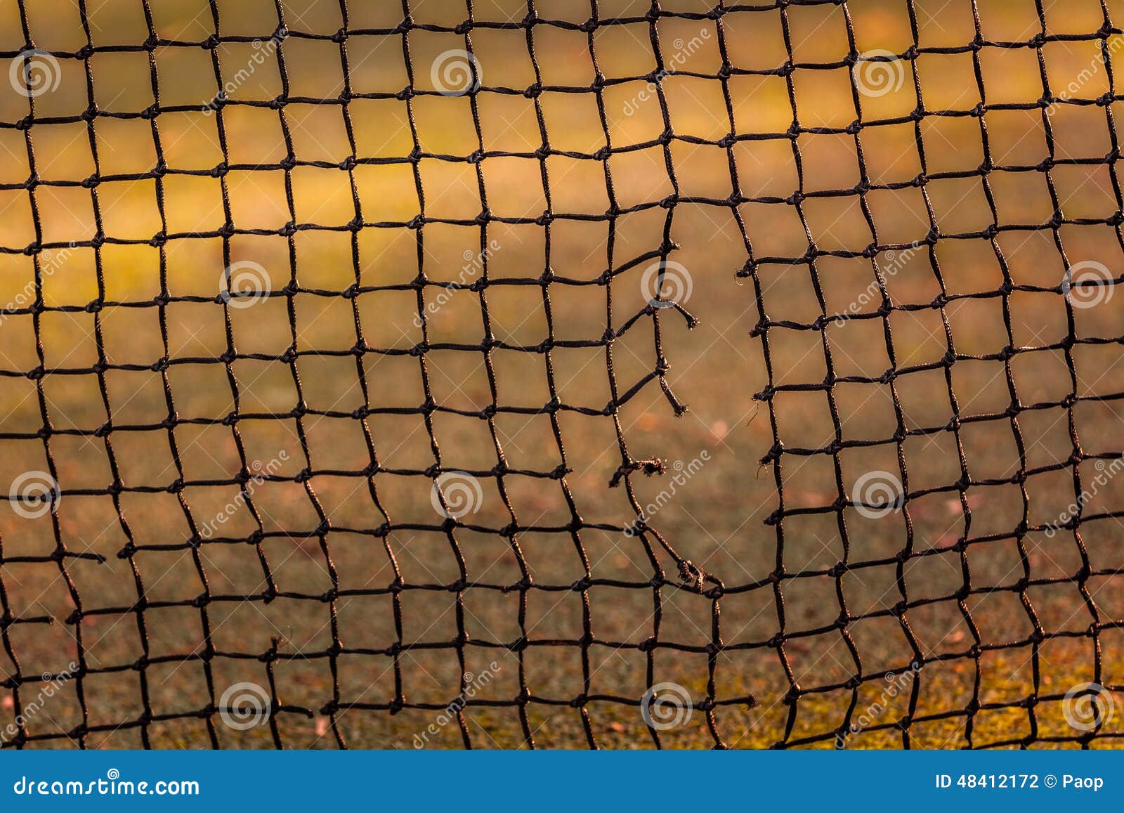 Hole in the net stock photo. Image of cord, middle, hole - 48412172