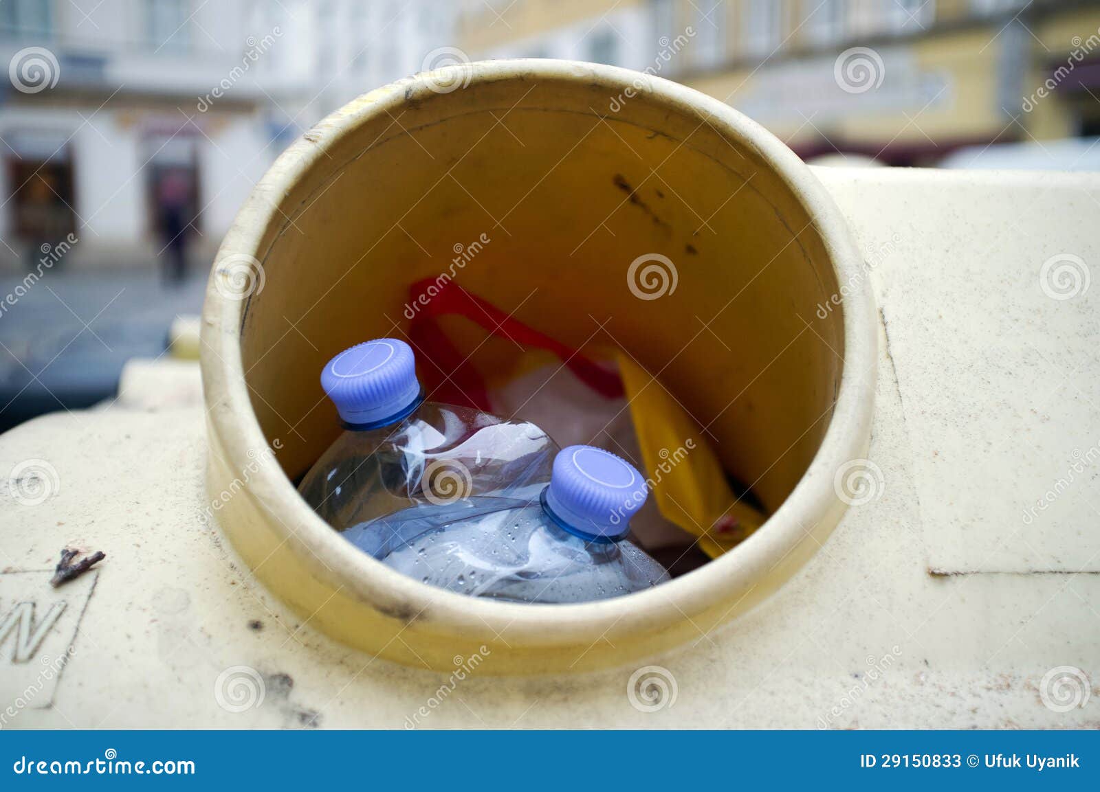 A hole of Recycling bin stock image. Image of protect - 29150833