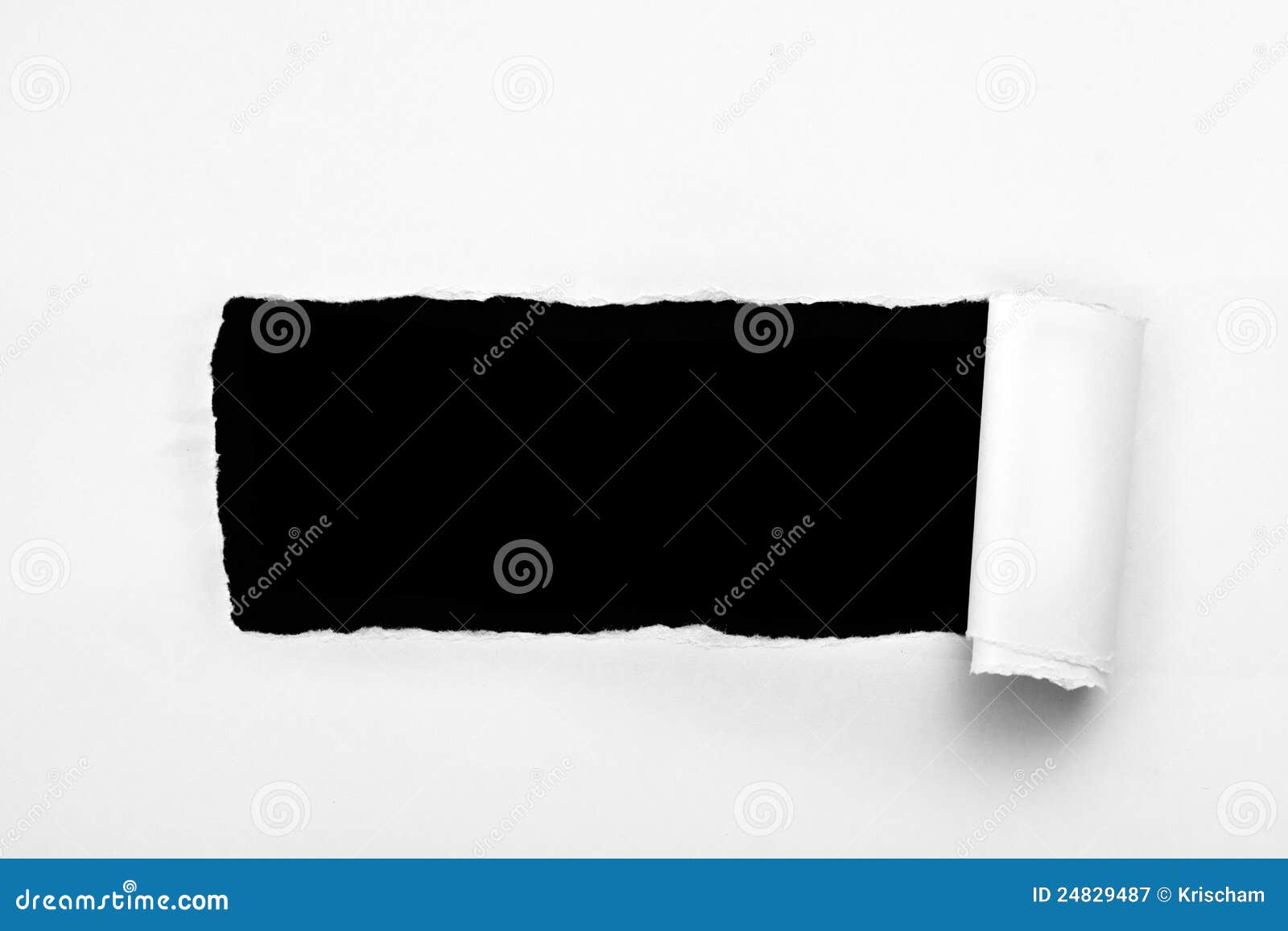 Hole ripped in paper stock image. Image of pattern, graphic - 24829487