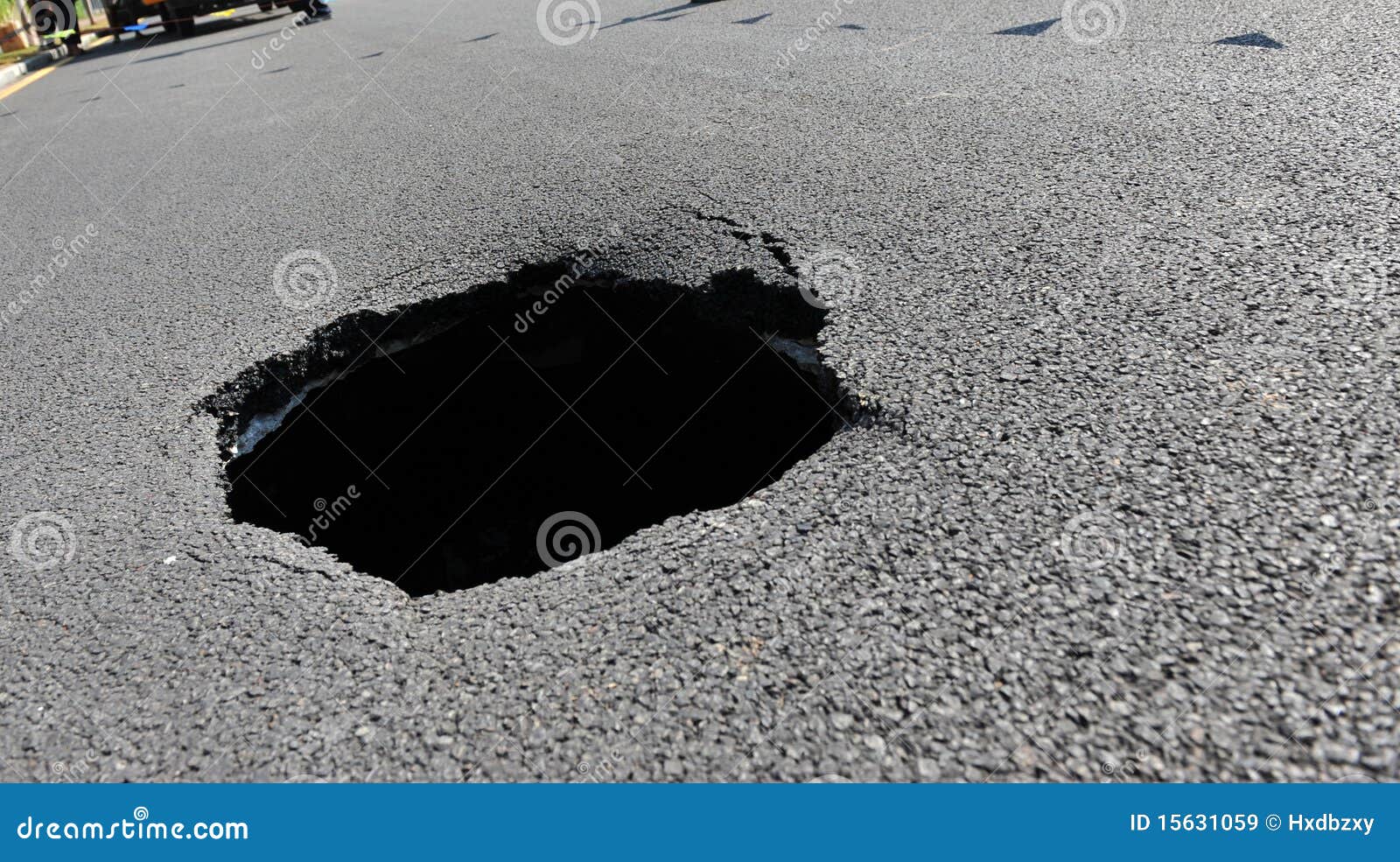 A Hole In The Road. Stock Photography | CartoonDealer.com #14601392