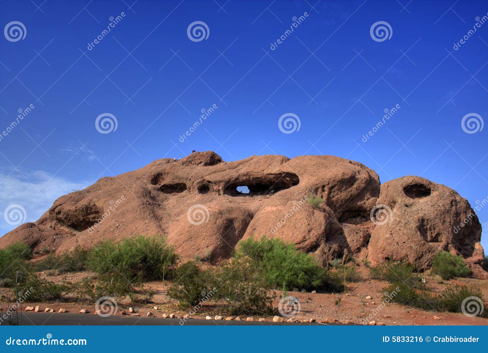 Hole in the Rock stock photo. Image of outside, sandstone - 5833216